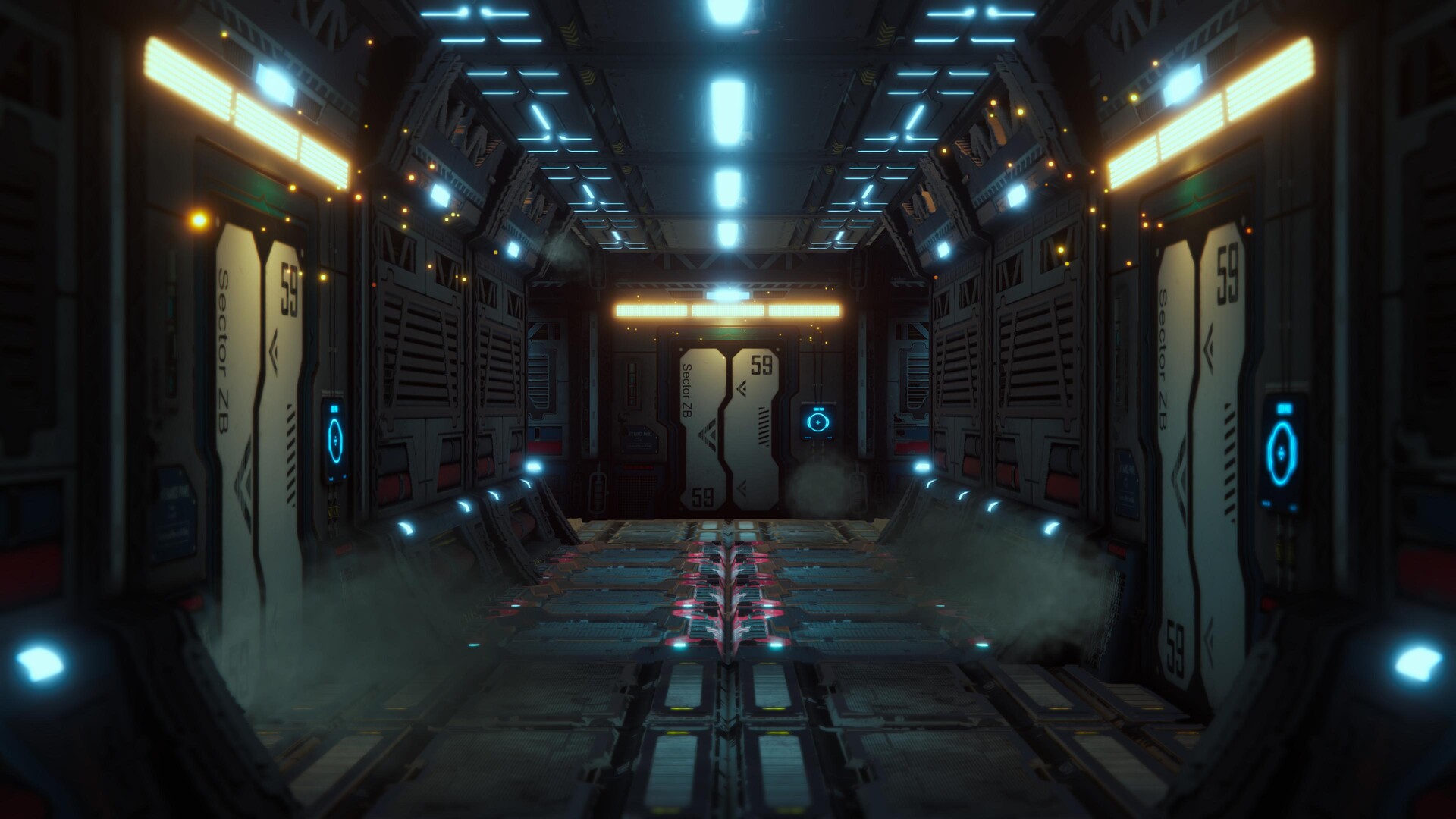 ArtStation - Sci Fi Corridor - Unity