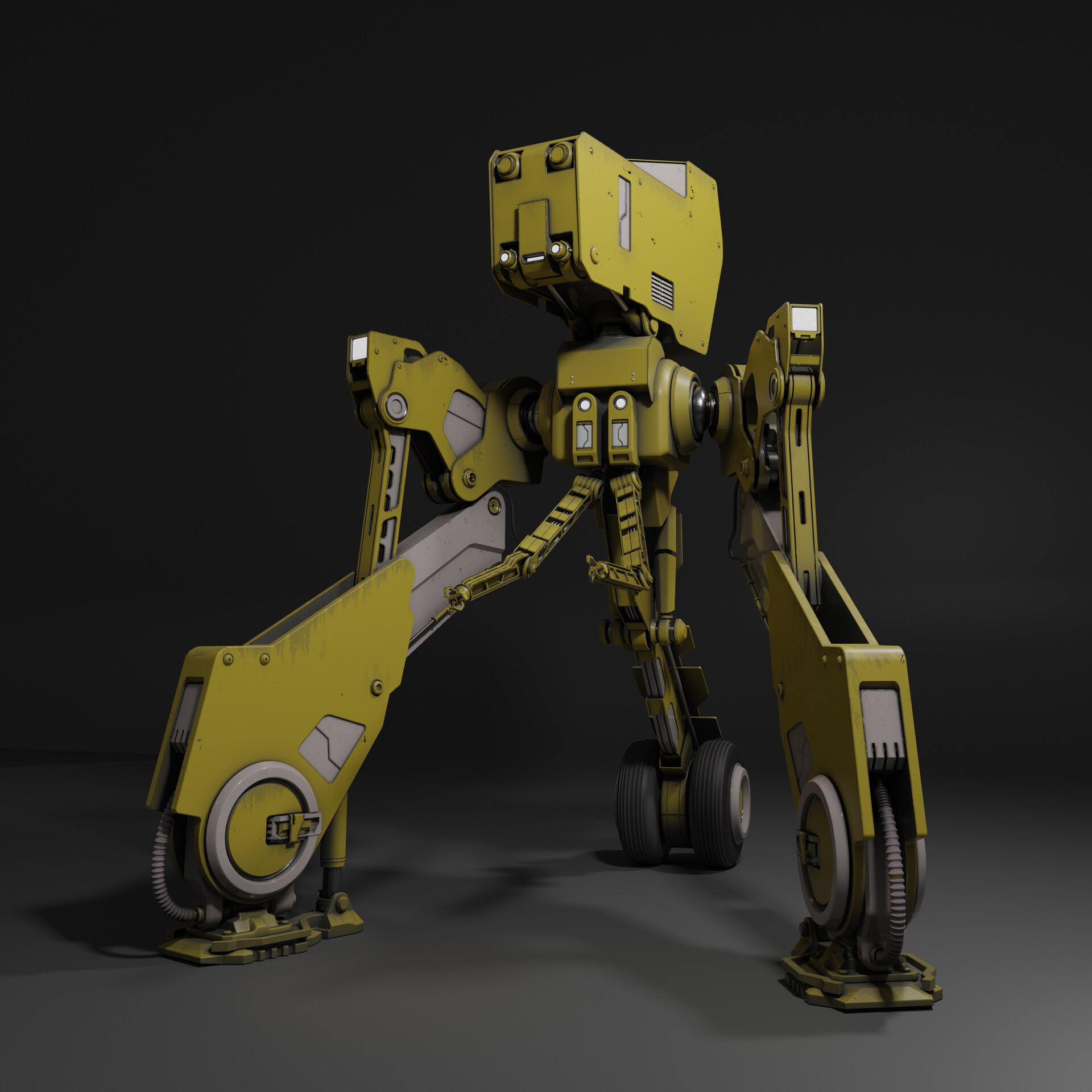 ArtStation - Big mecha model (design by Junji Okubo )