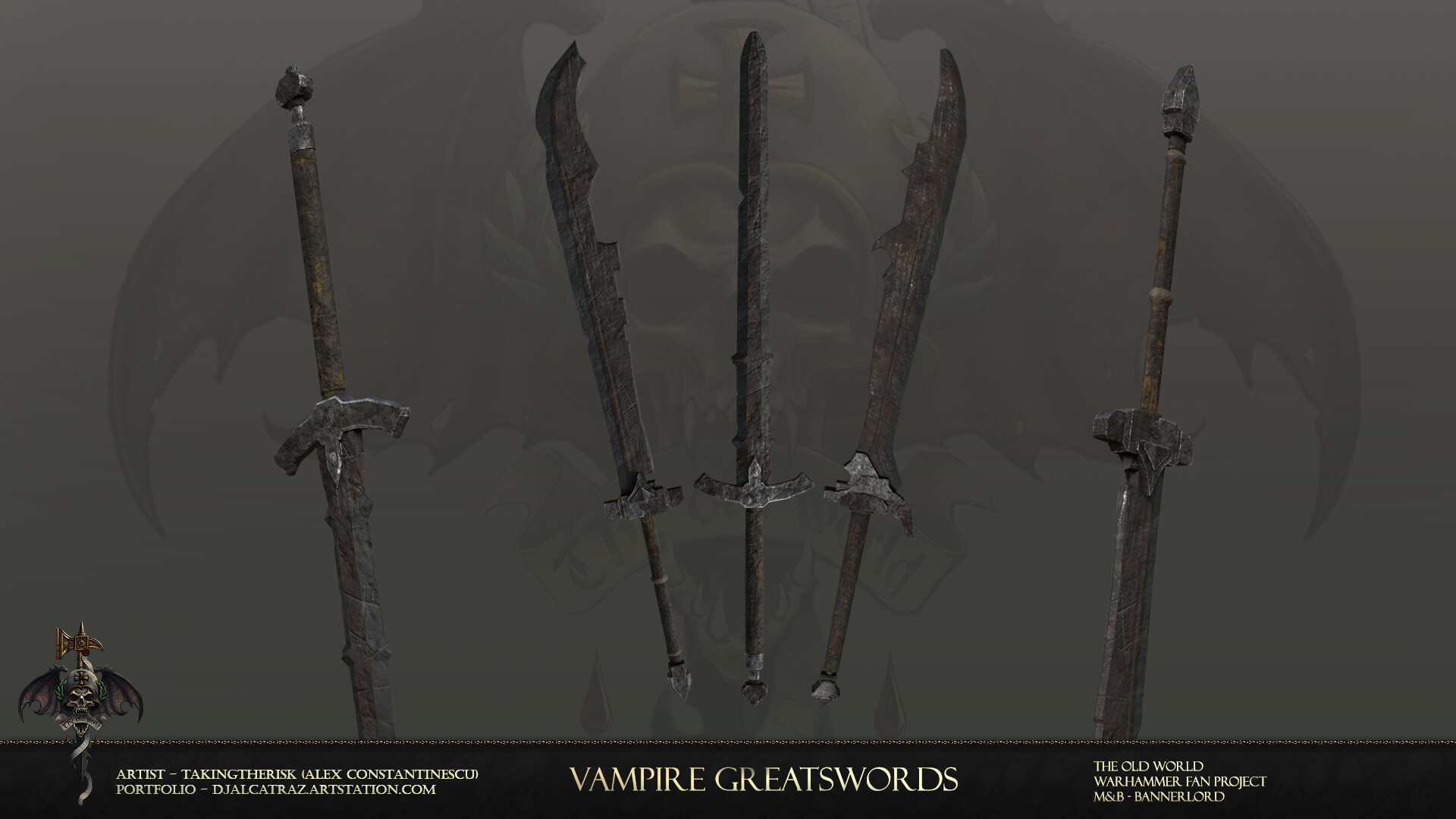 ArtStation - WH Fantasy Grave Guard Greatswords