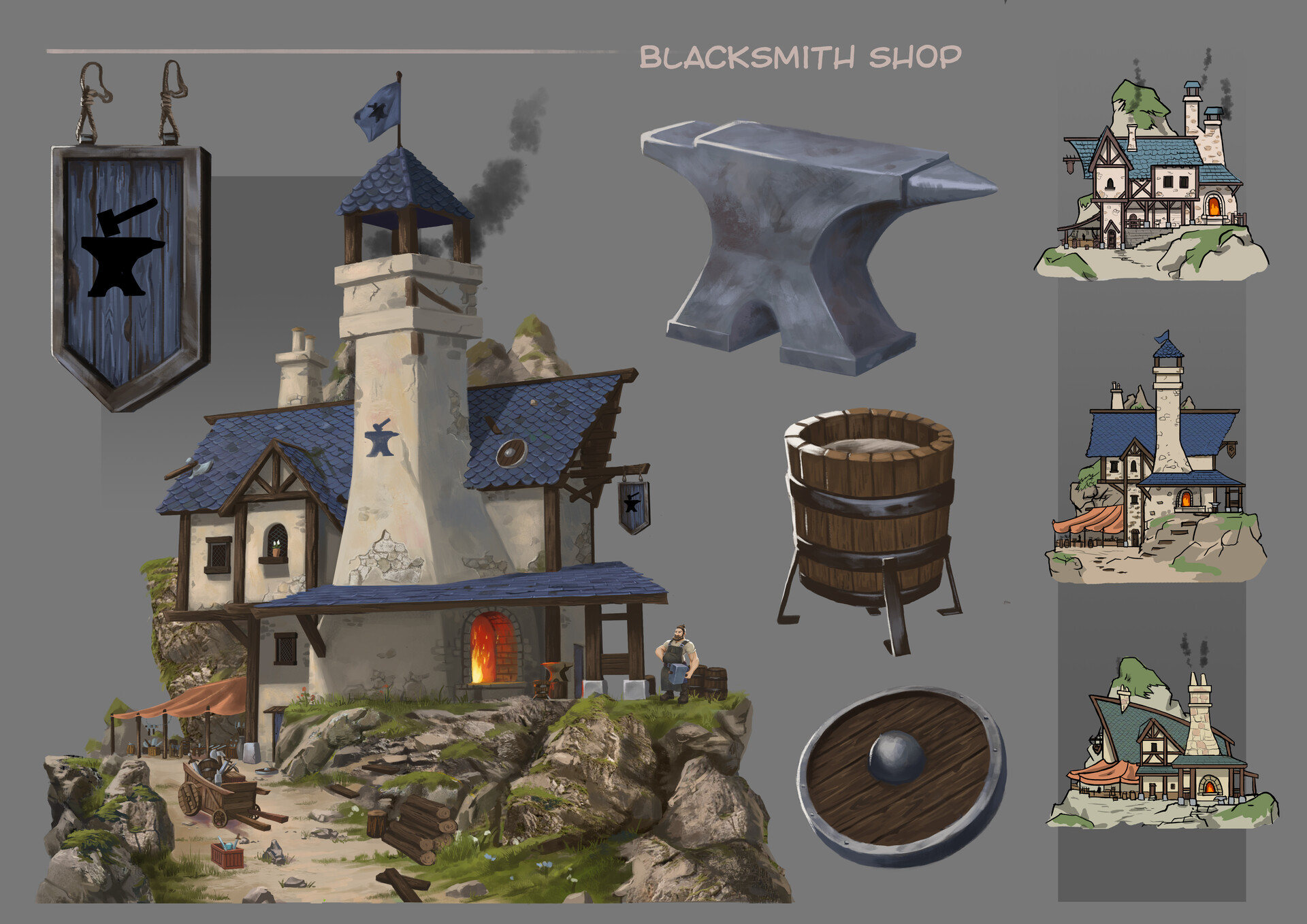 ArtStation - Blacksmith shop