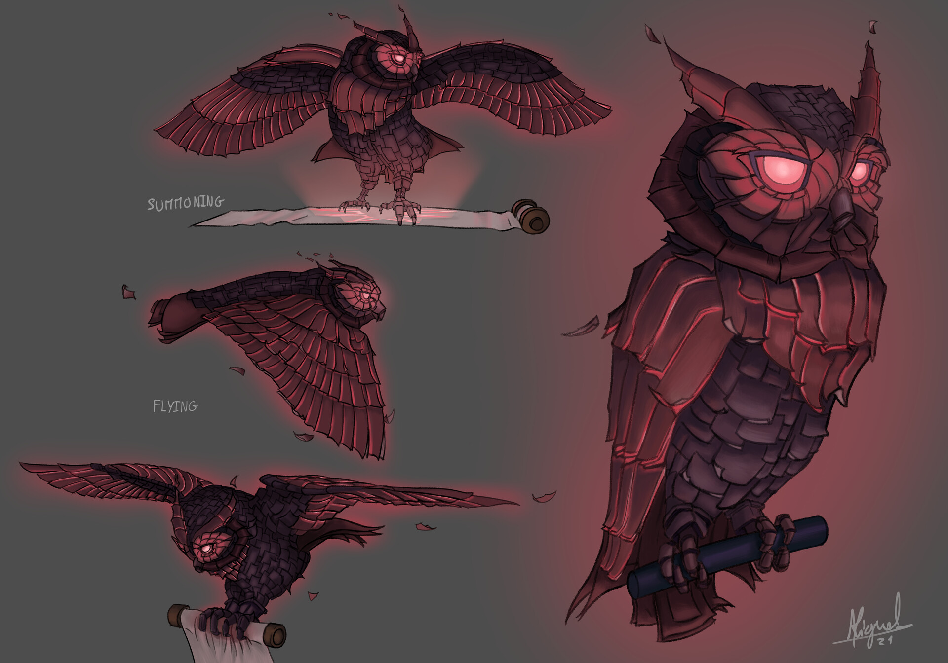 ArtStation - Paper Owl - Creature Concept