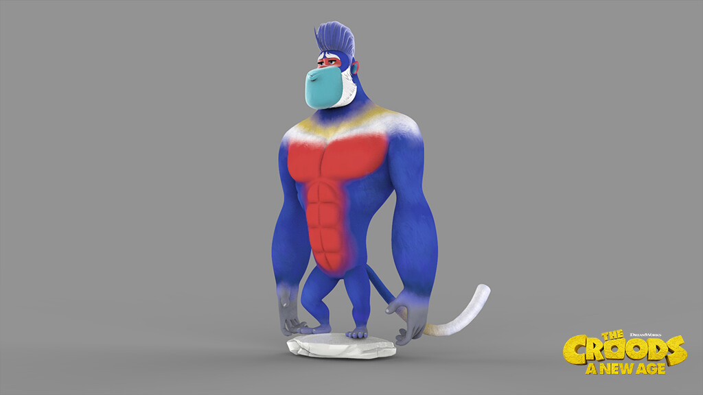 ArtStation - Smolder monkey /The Croods : A New Age