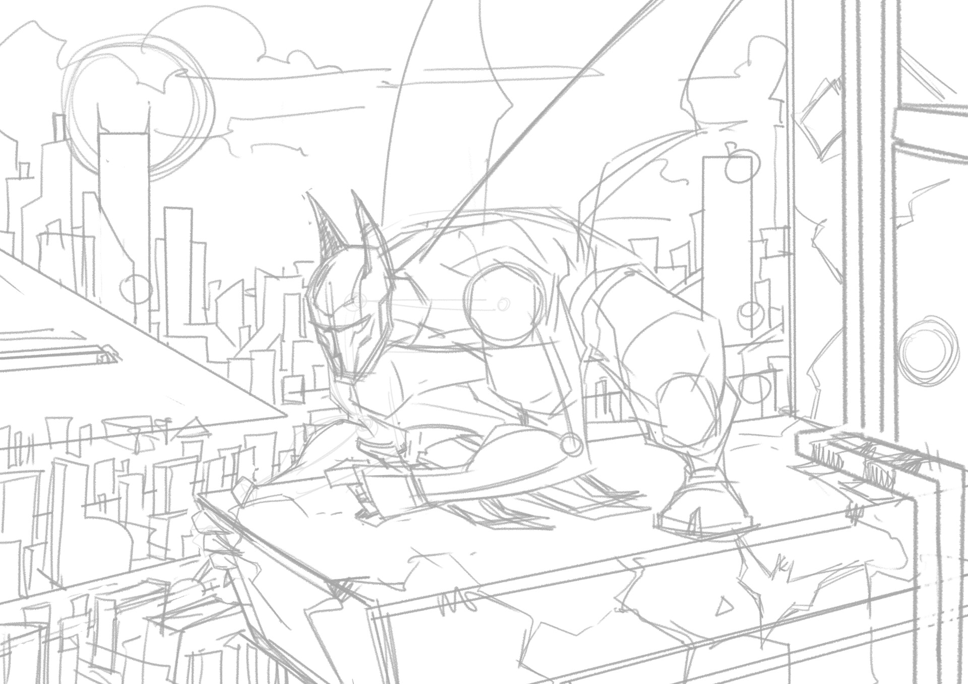 batman beyond free coloring pages