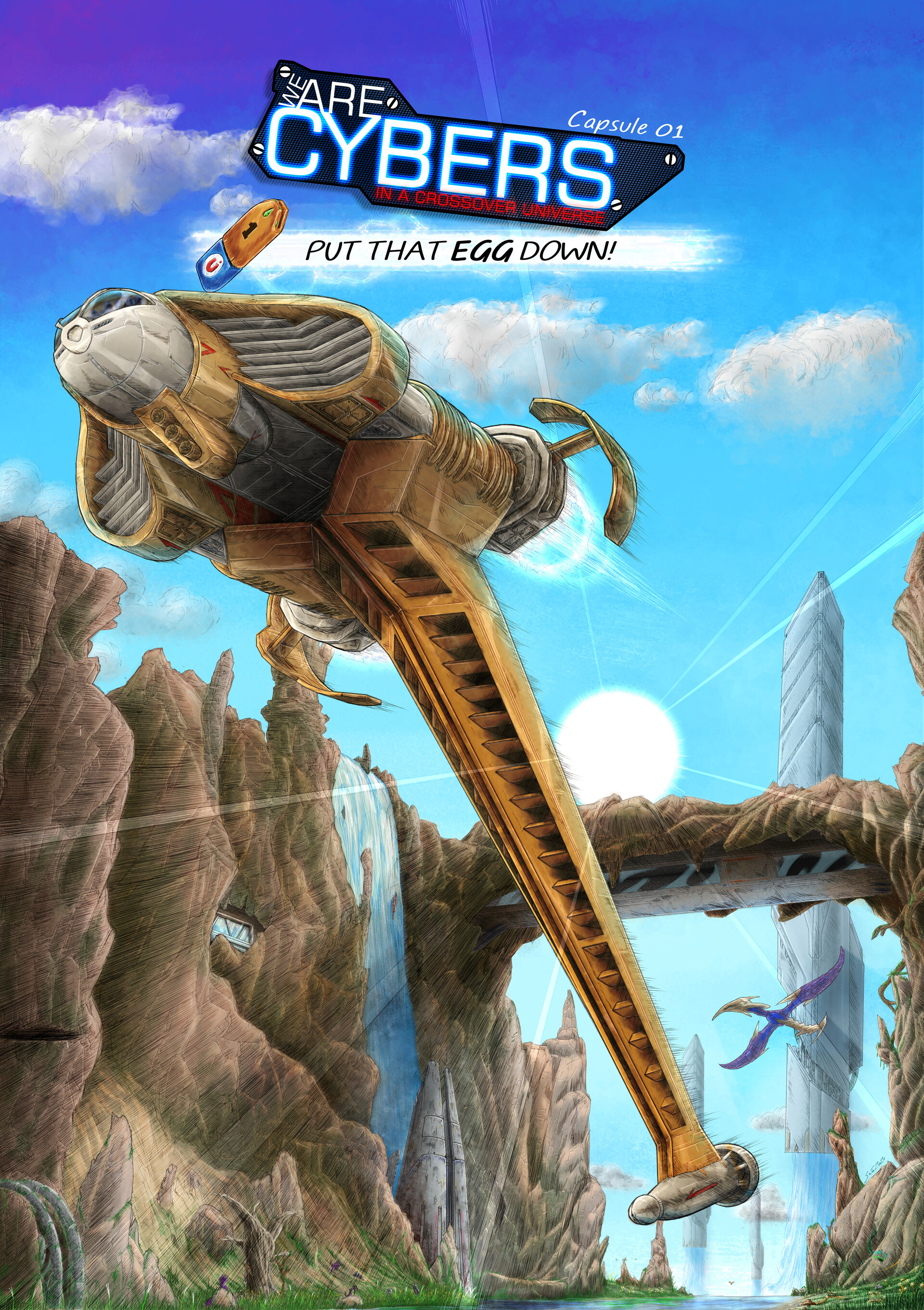 ArtStation - Put that egg down! (Comic Cover)