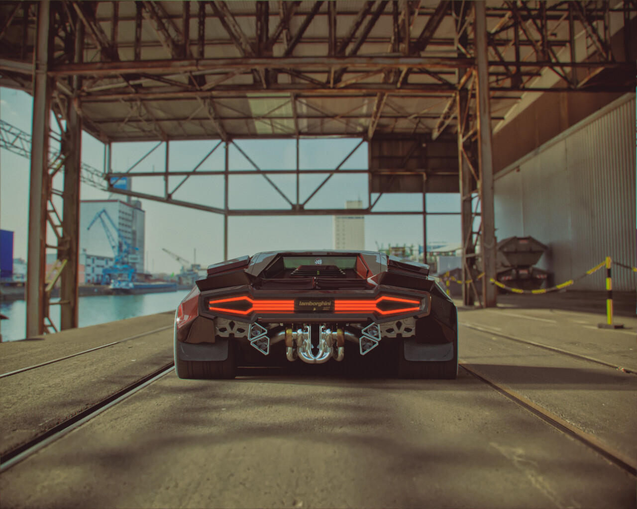 Assem Beyyoudh - Lamborghini Countach QV5000 - Slammed Widebody