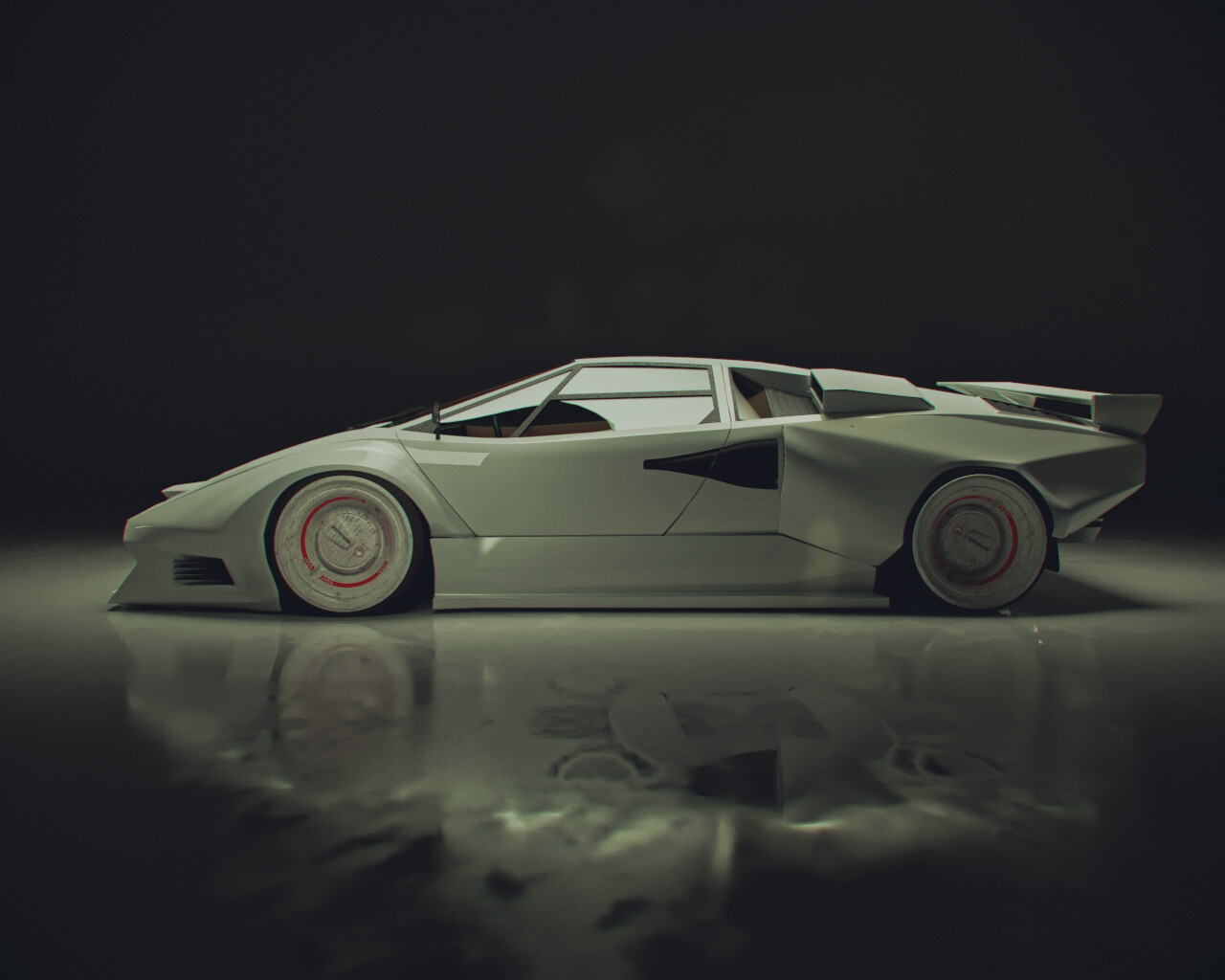 Assem Beyyoudh - Lamborghini Countach QV5000 - Slammed Widebody