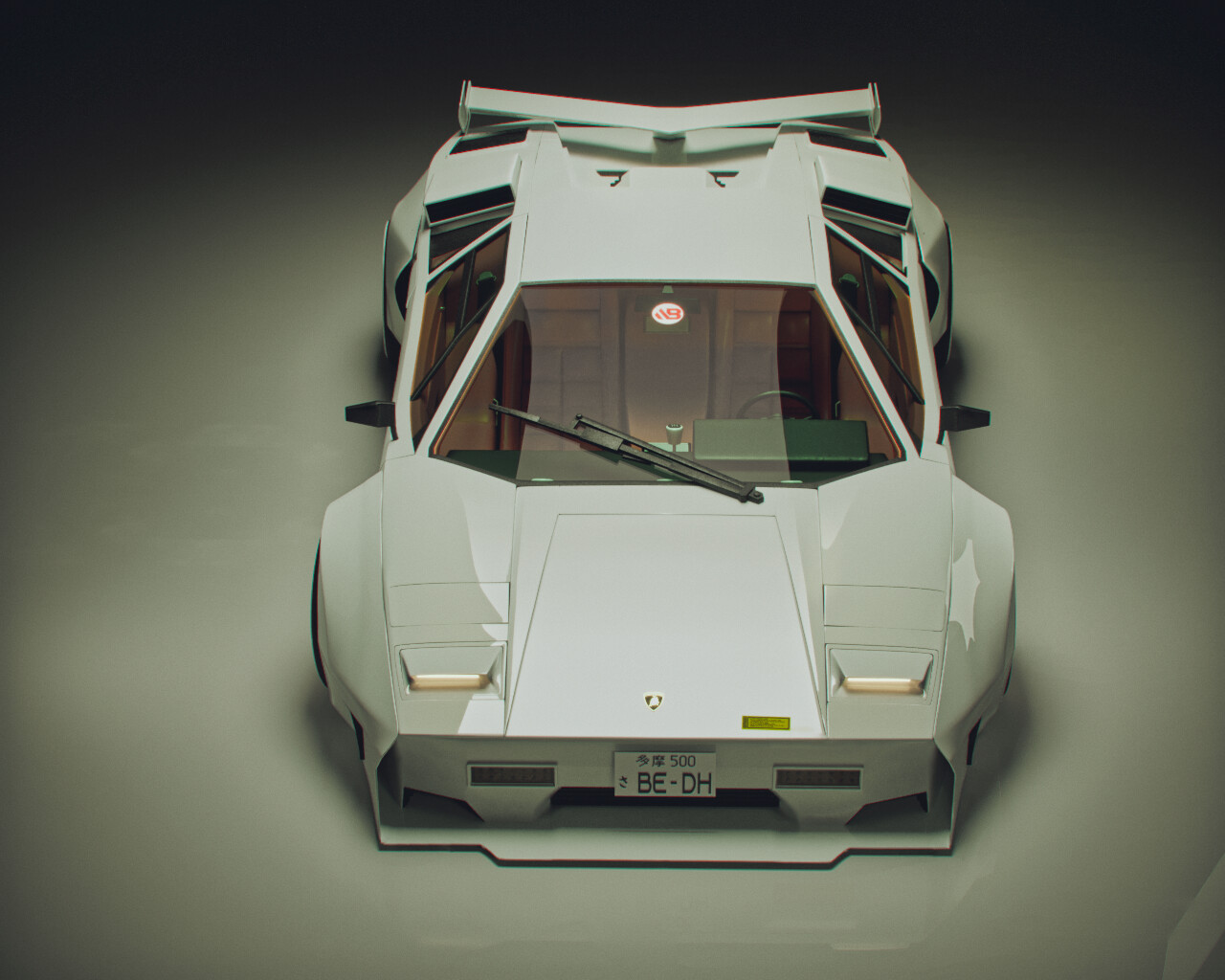Assem Beyyoudh - Lamborghini Countach QV5000 - Slammed Widebody