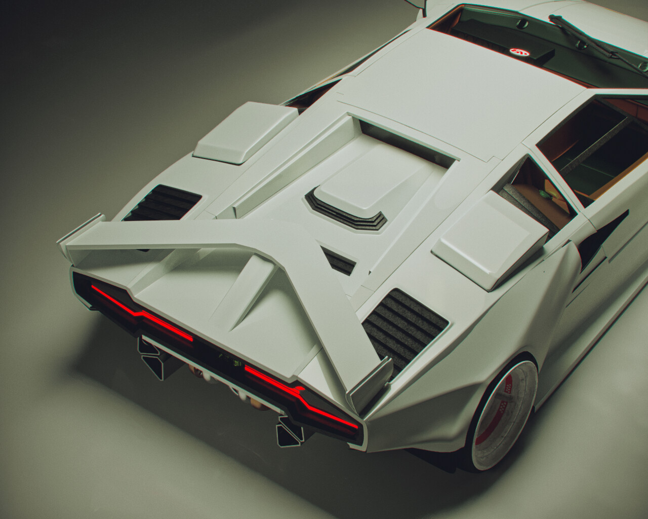 Assem Beyyoudh - Lamborghini Countach QV5000 - Slammed Widebody