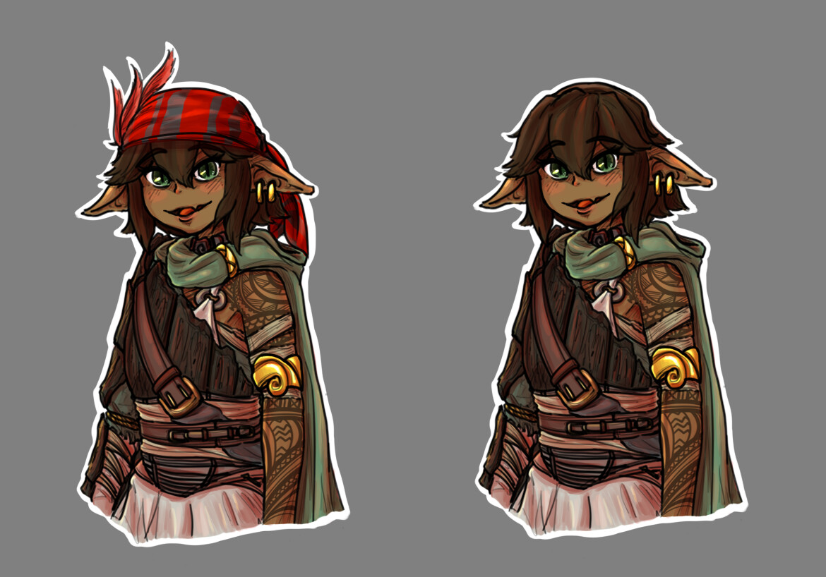 ArtStation - Elven Pirate