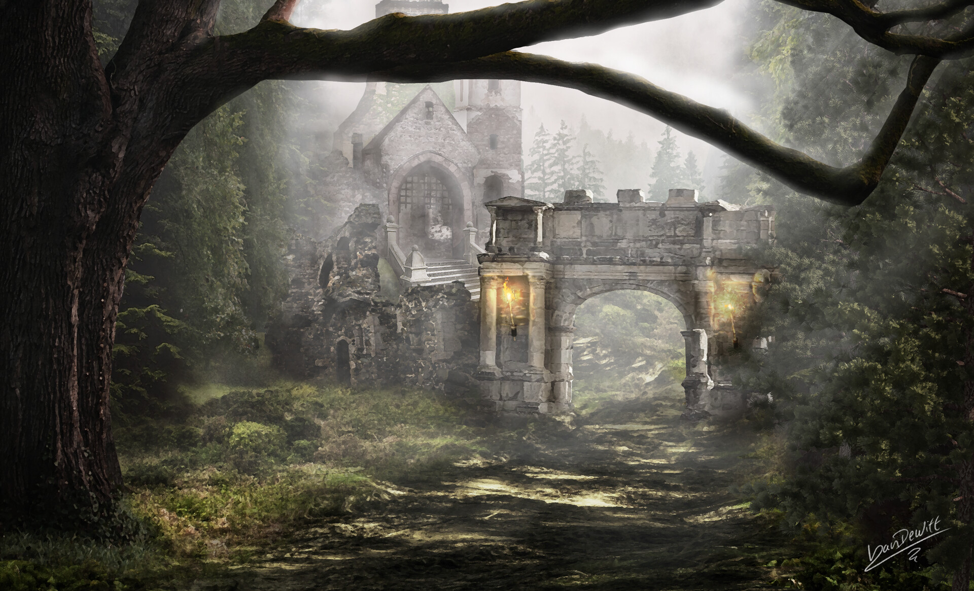 ArtStation - The forgotten forests