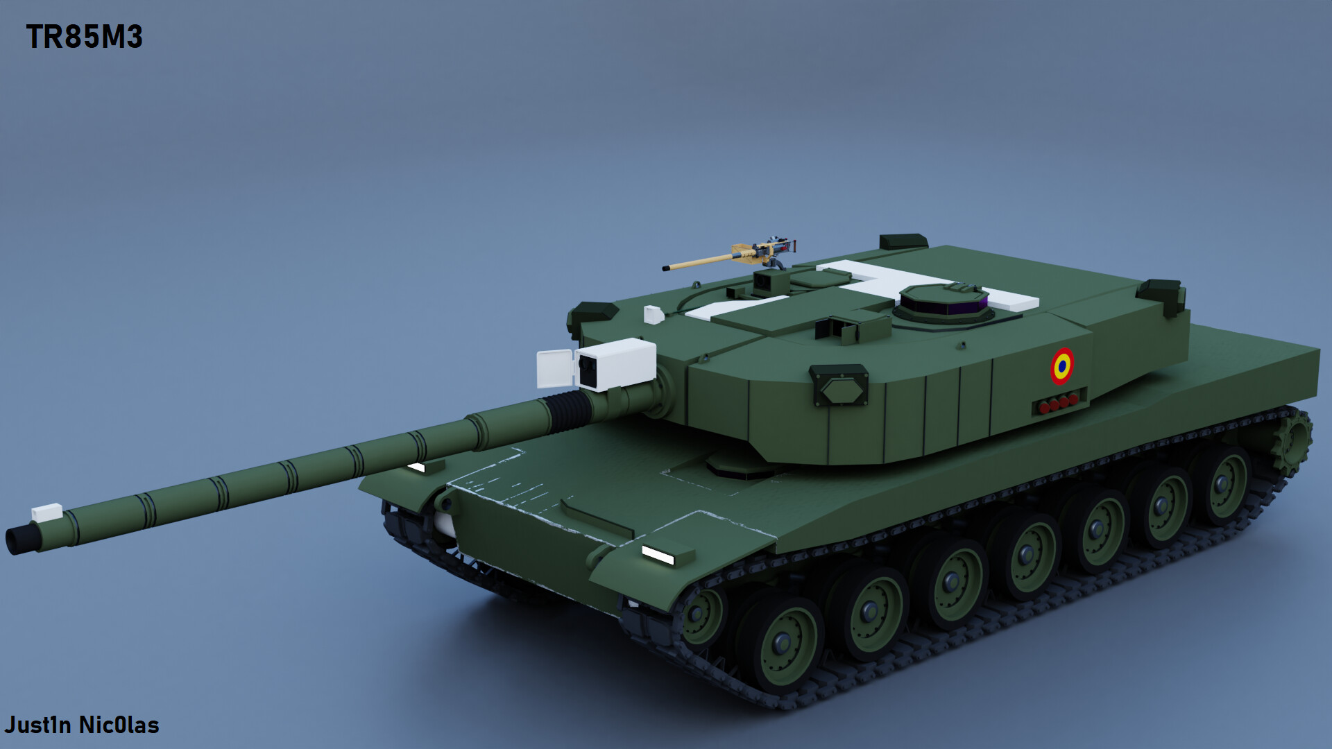 ArtStation - TR-85M3 Romanian MBT Concept