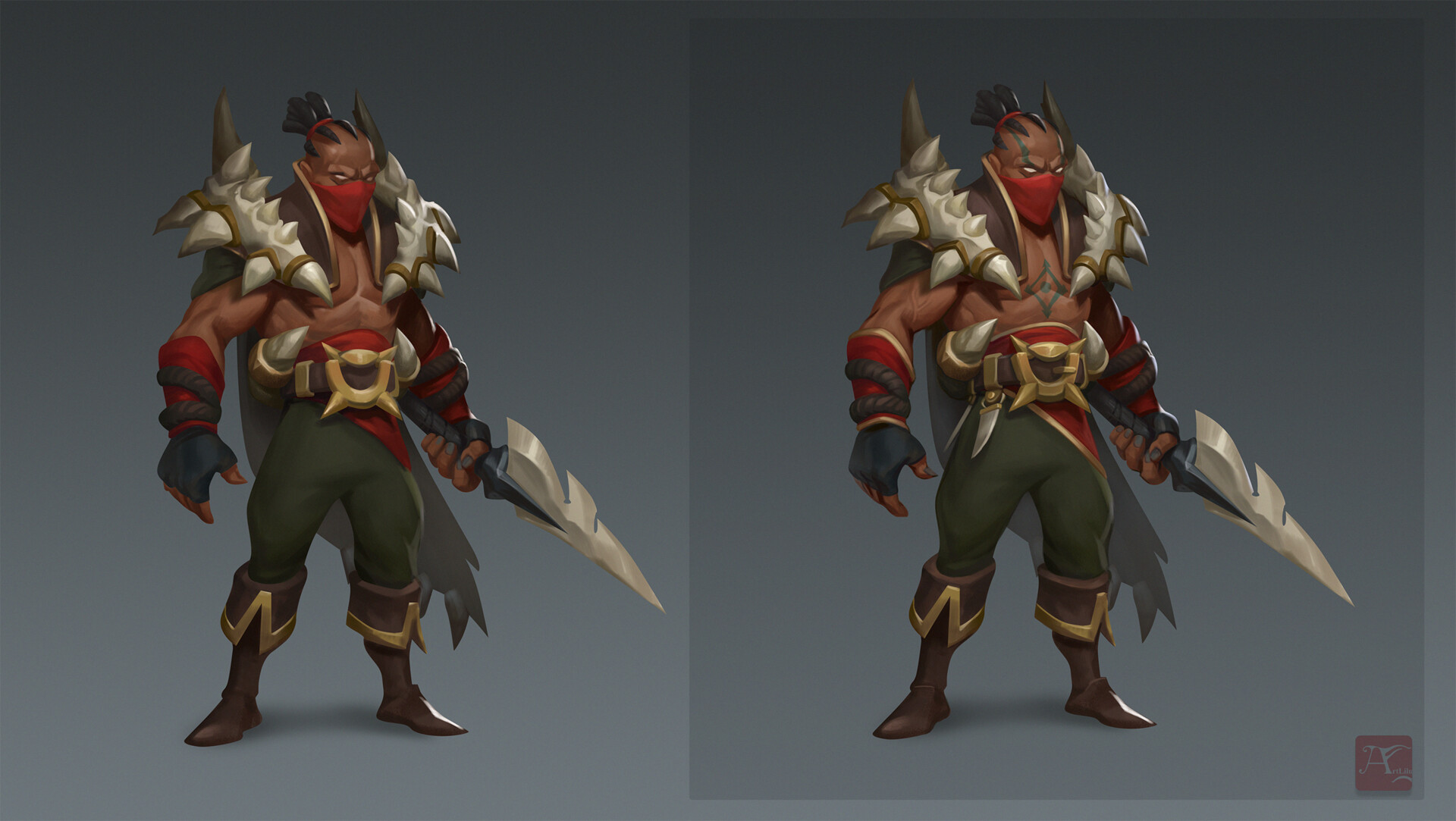 ArtStation - Fan art for Pyke , Olena Gongalo