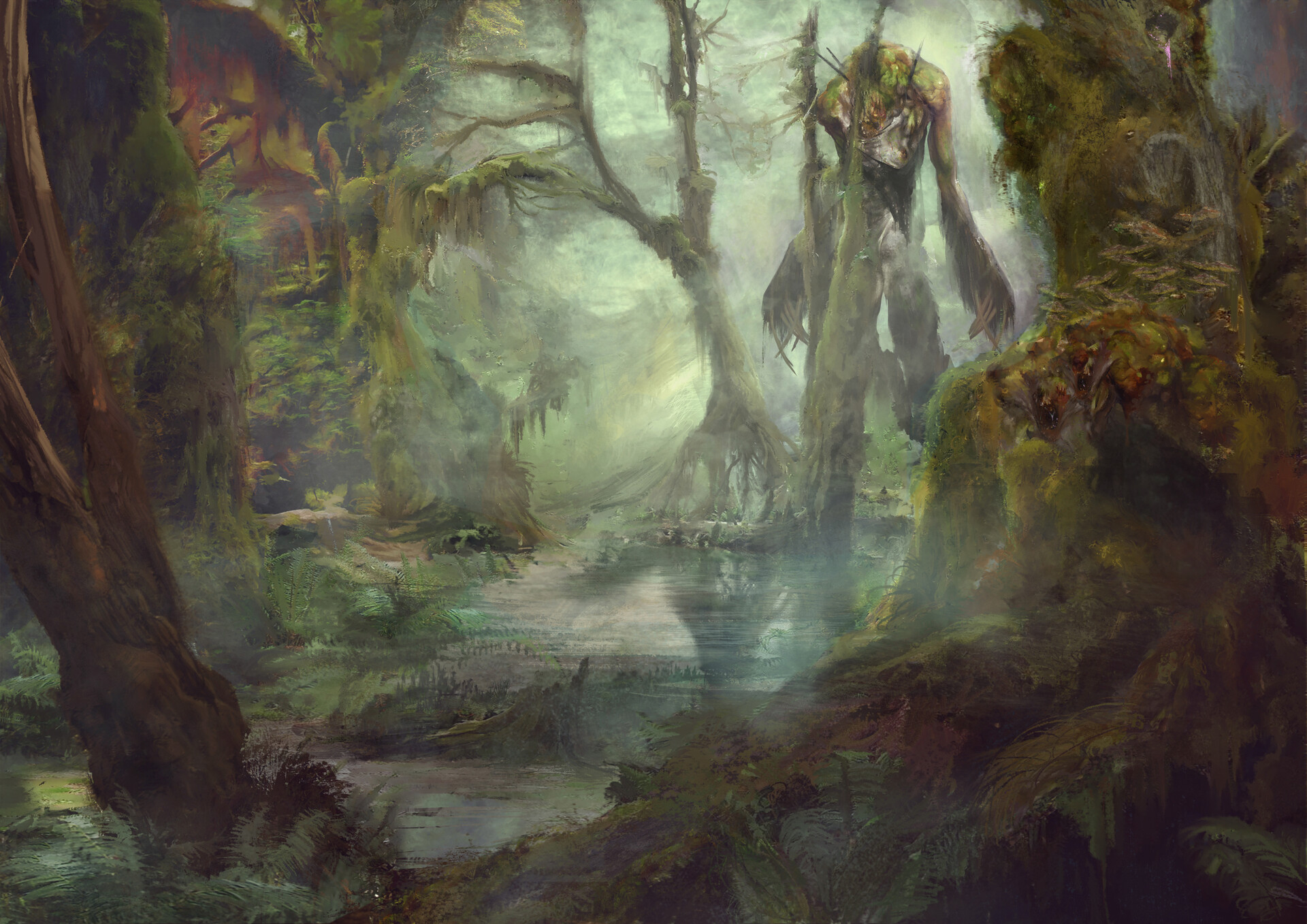 ArtStation - Swamp lady