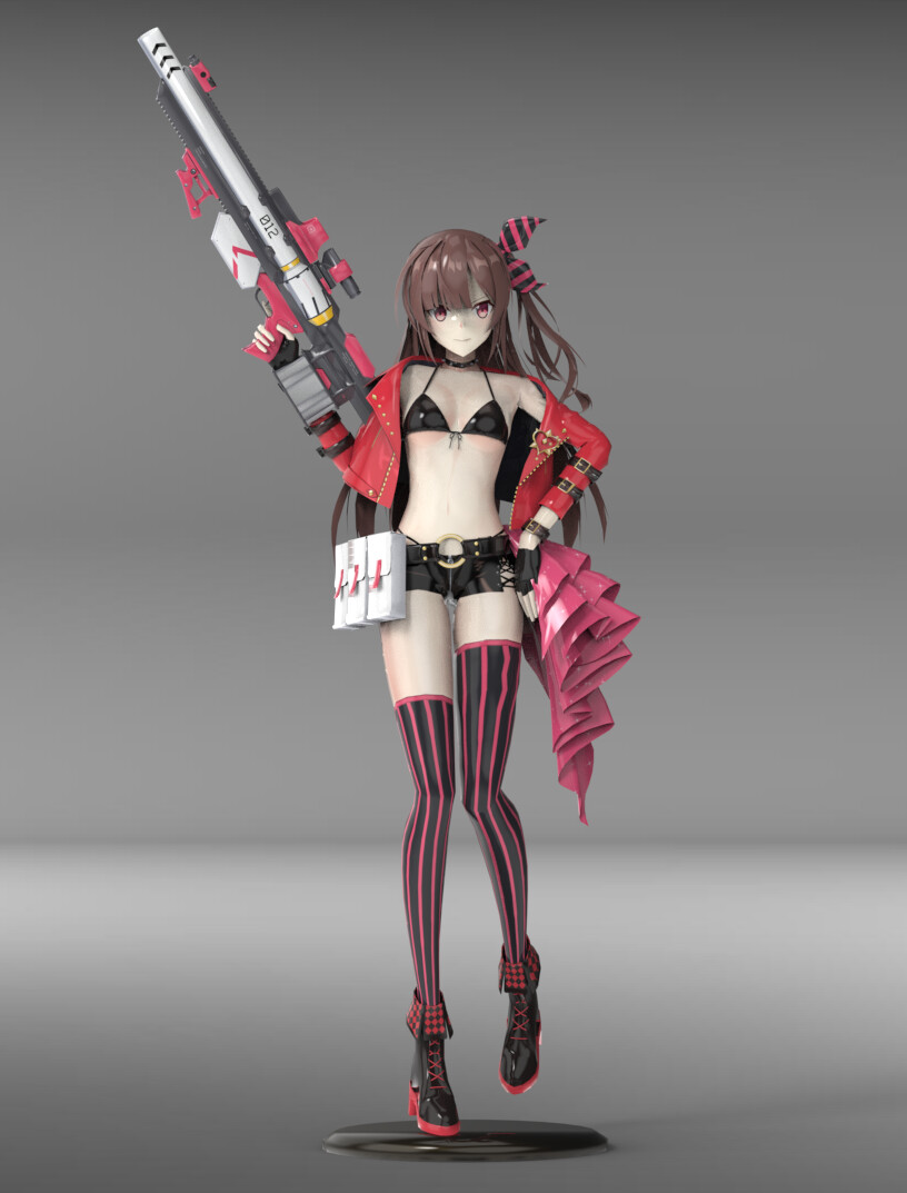 ArtStation - CounterSide ㅡ Rumi 3d modeling