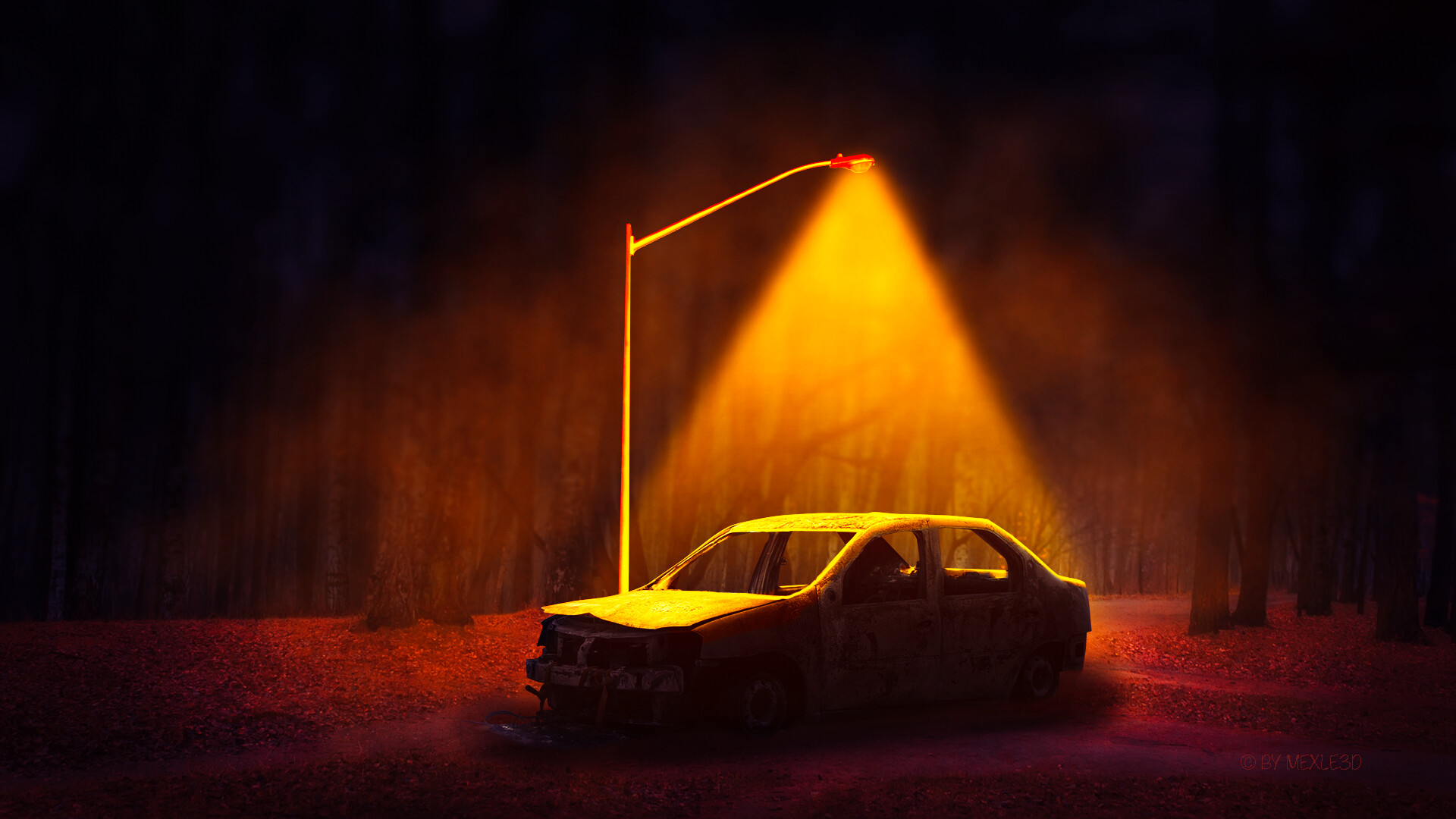 ArtStation - Street Light Effect