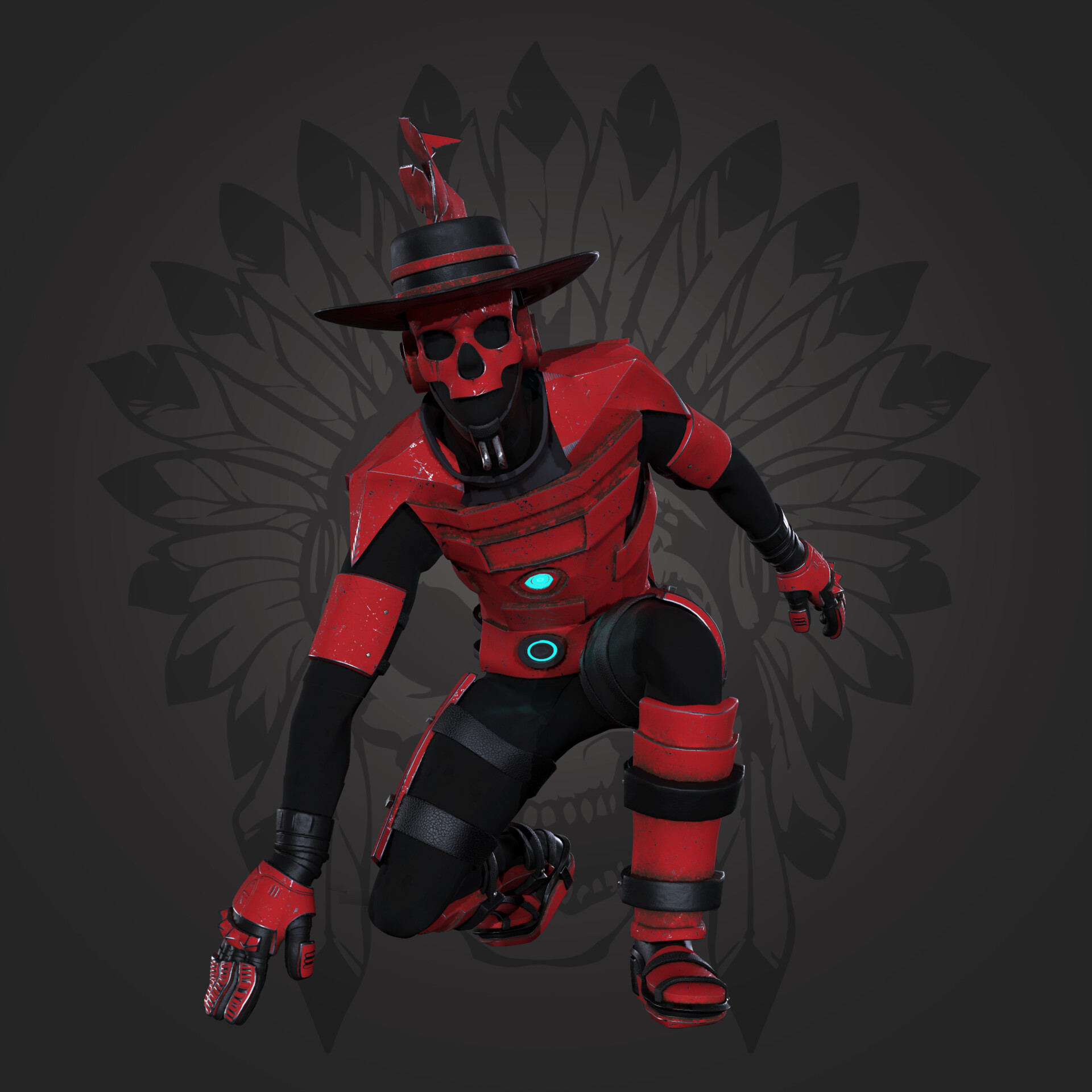 ArtStation - Skull False Face