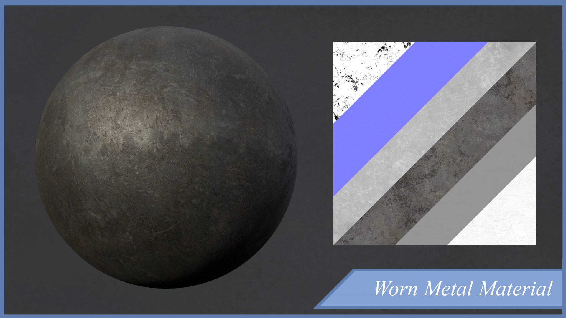 ArtStation - Worn Metal Texture - 2021