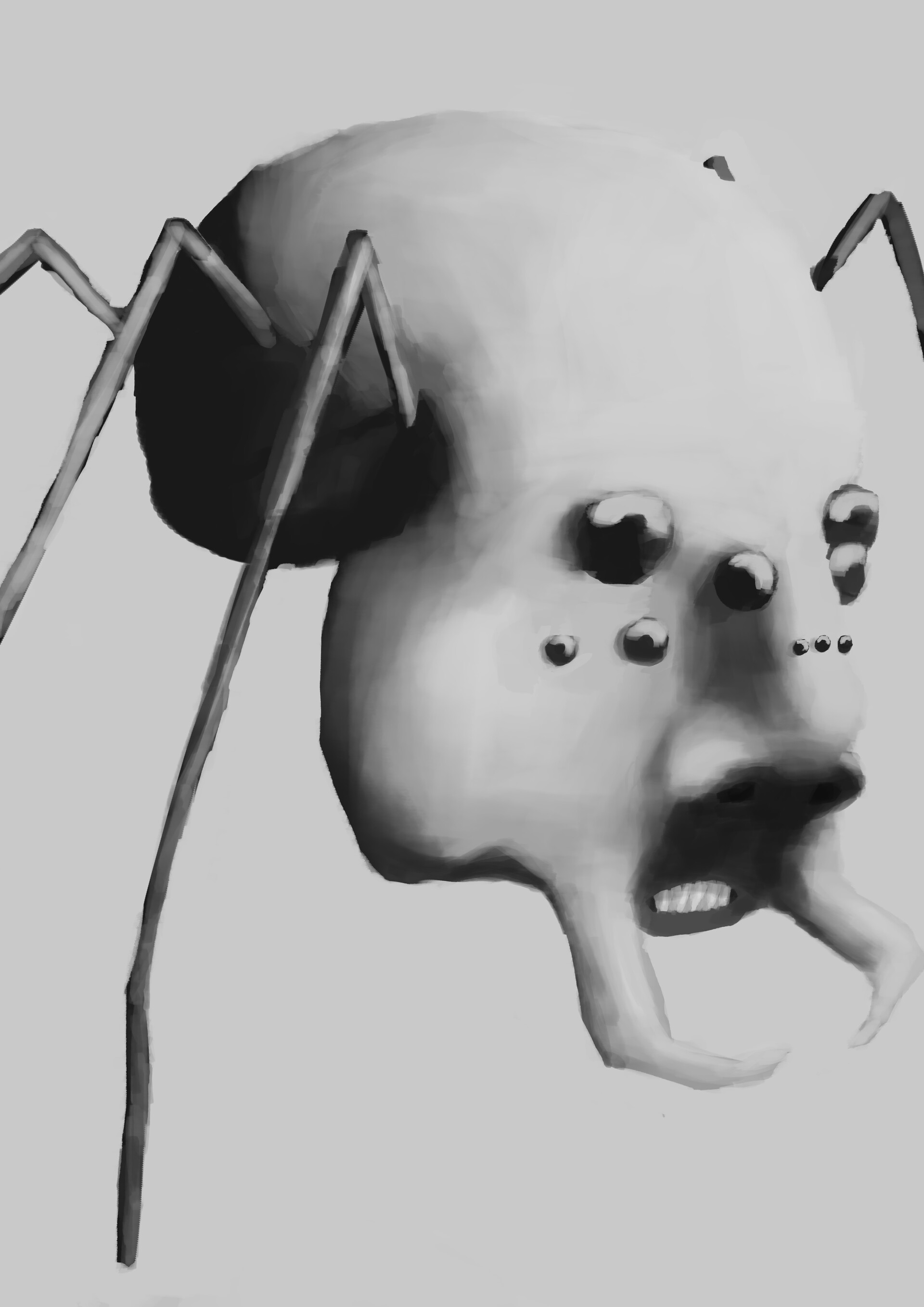 ArtStation - Value study: "high contrast"