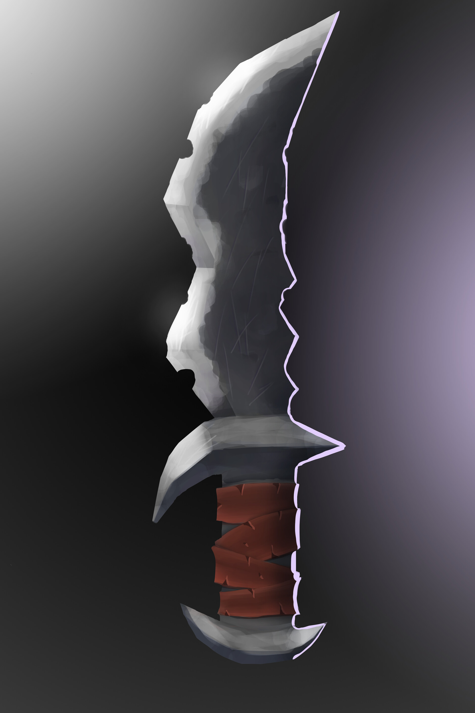 ArtStation - Orcish dagger