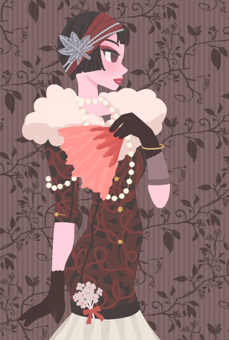 ArtStation - flapper (1920년대 스타일)