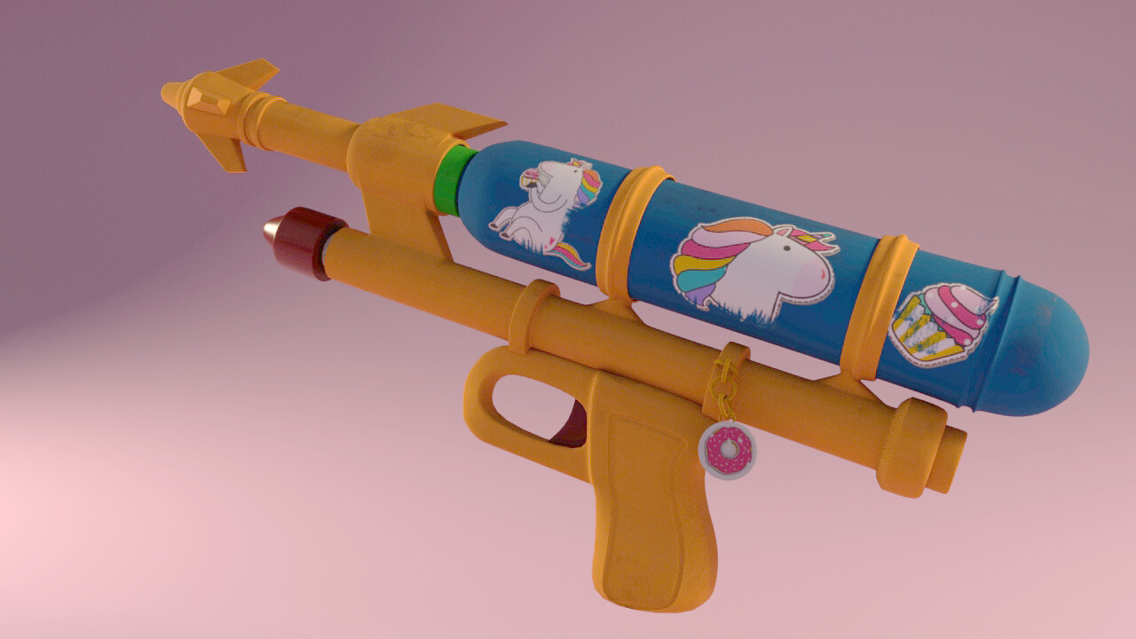 ArtStation - Water Gun 3D Model