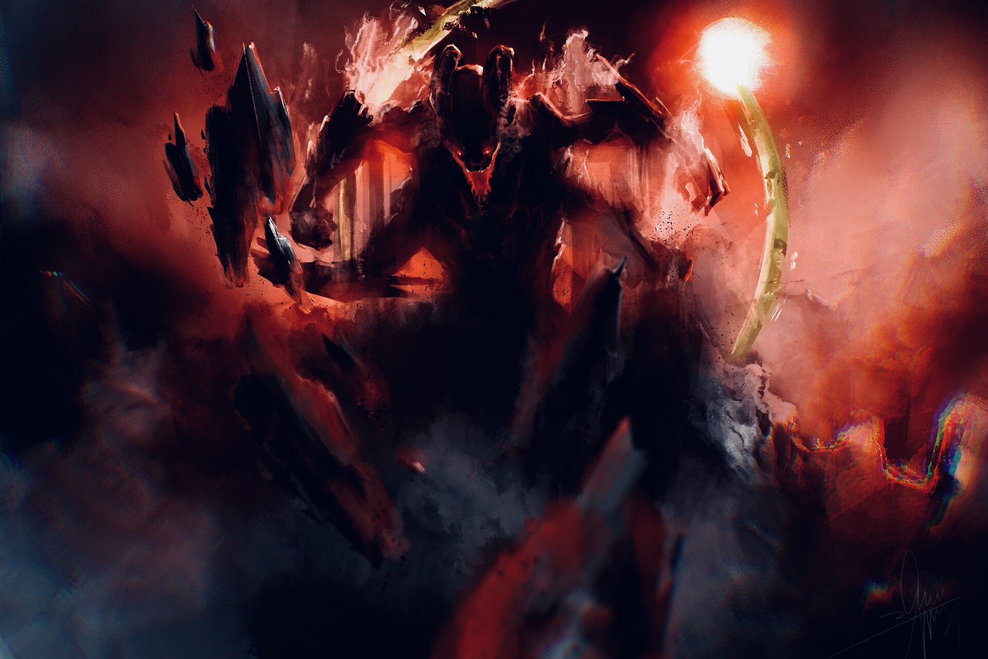 ArtStation - Inferno titán fanart mtg