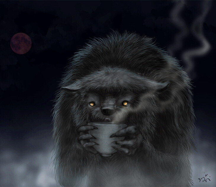 ArtStation - Hot Tea At Midnight