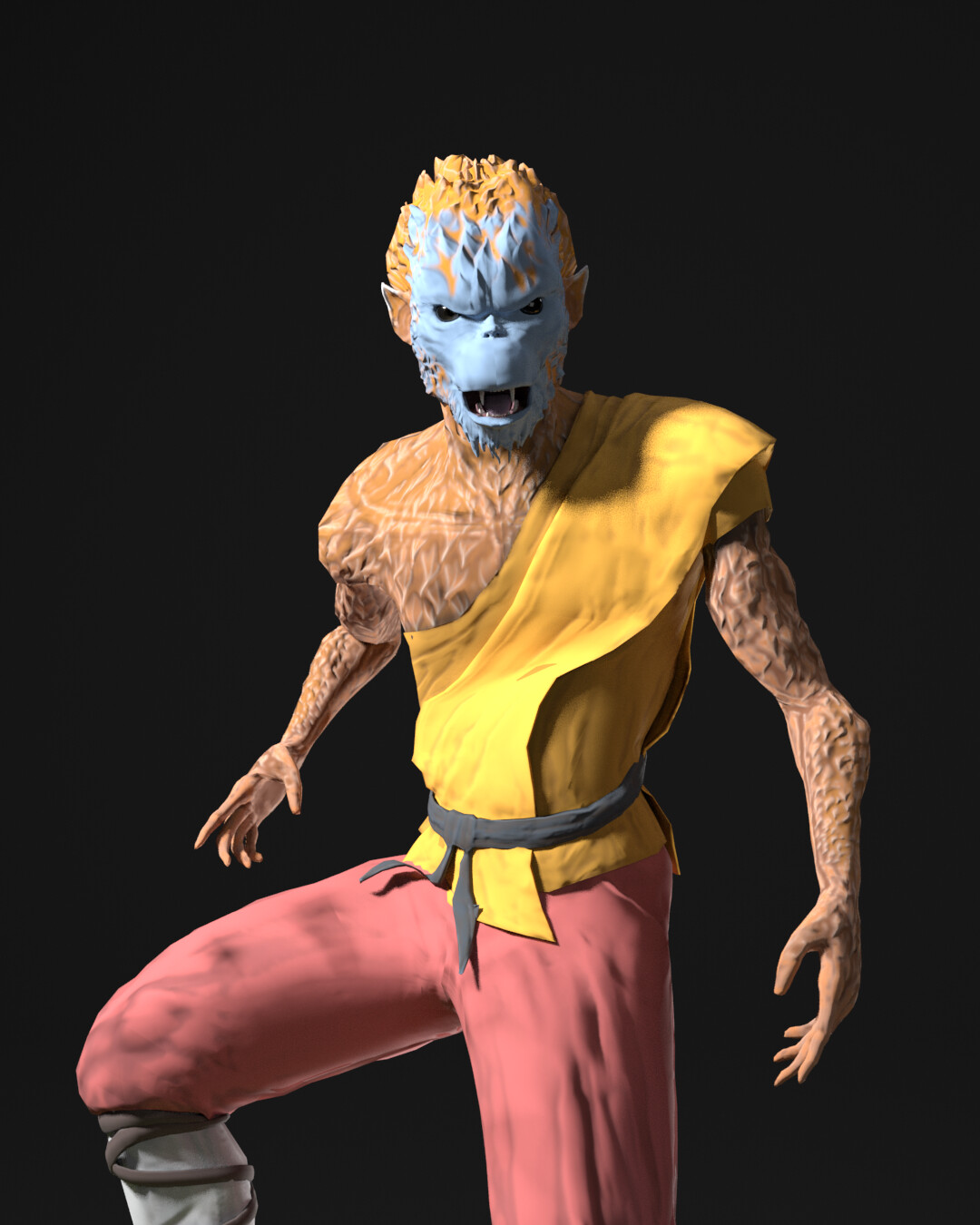 ArtStation - Wukong character