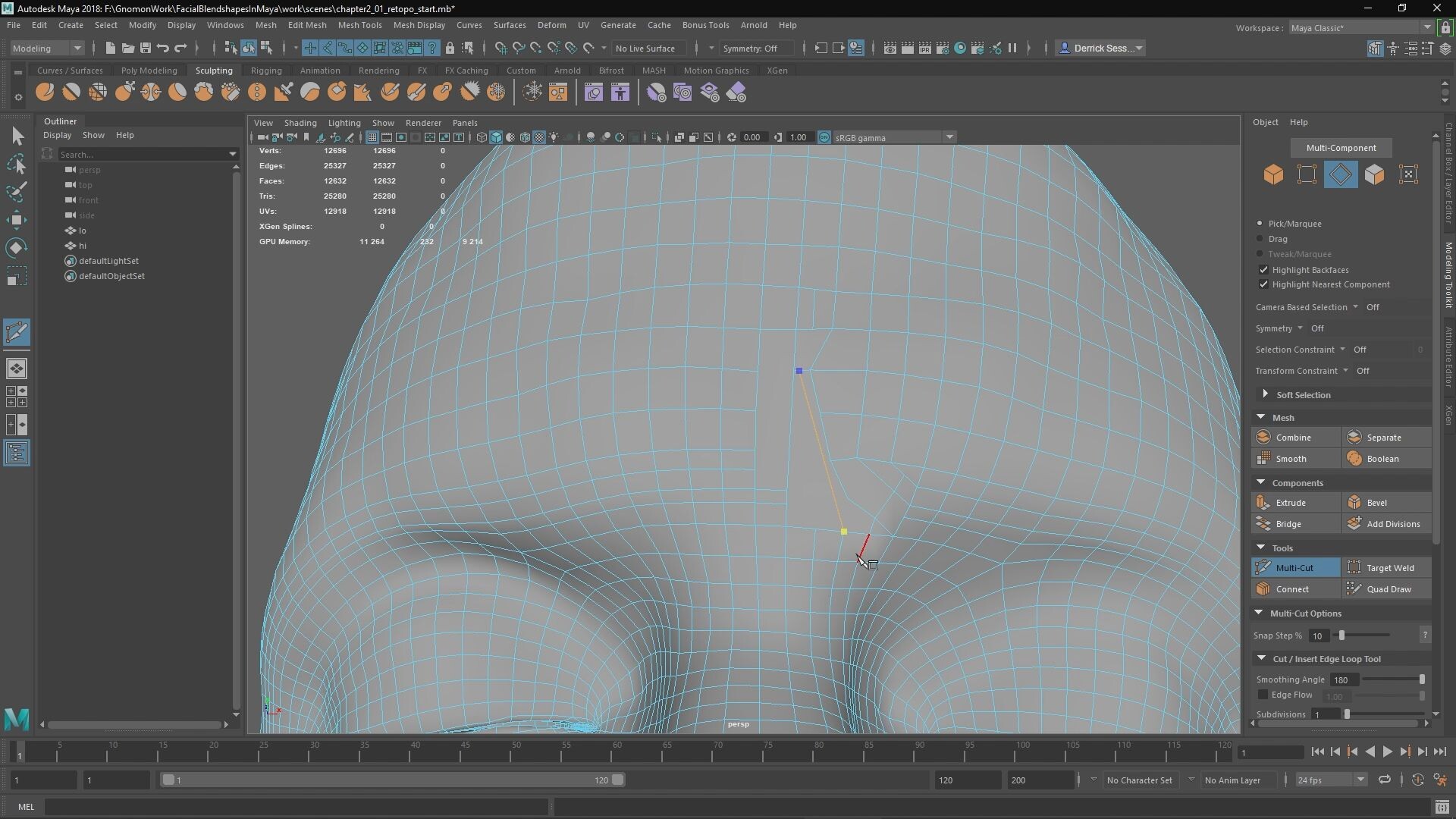 Derrick Sesson - Introduction to Creating Facial Blendshapes in Maya