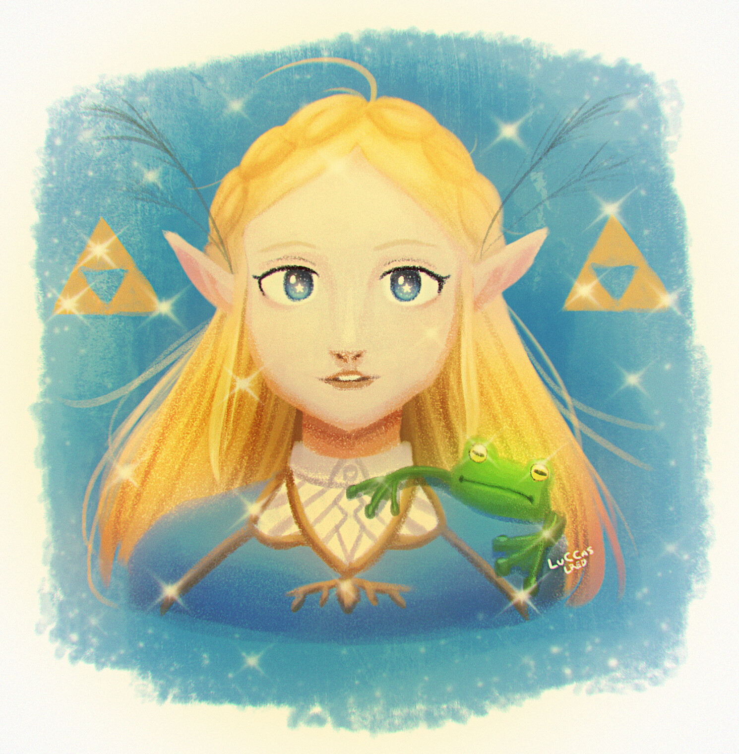 ArtStation - Zelda in Crayons