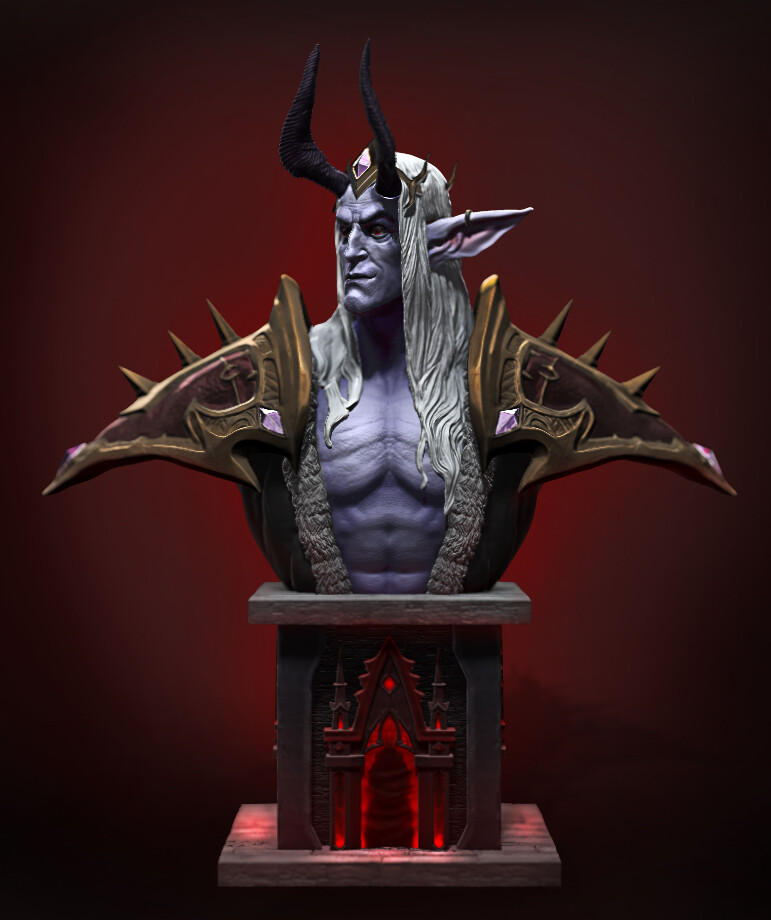 ArtStation - Fanart Sire Denatrhius ,Word of Warcraft