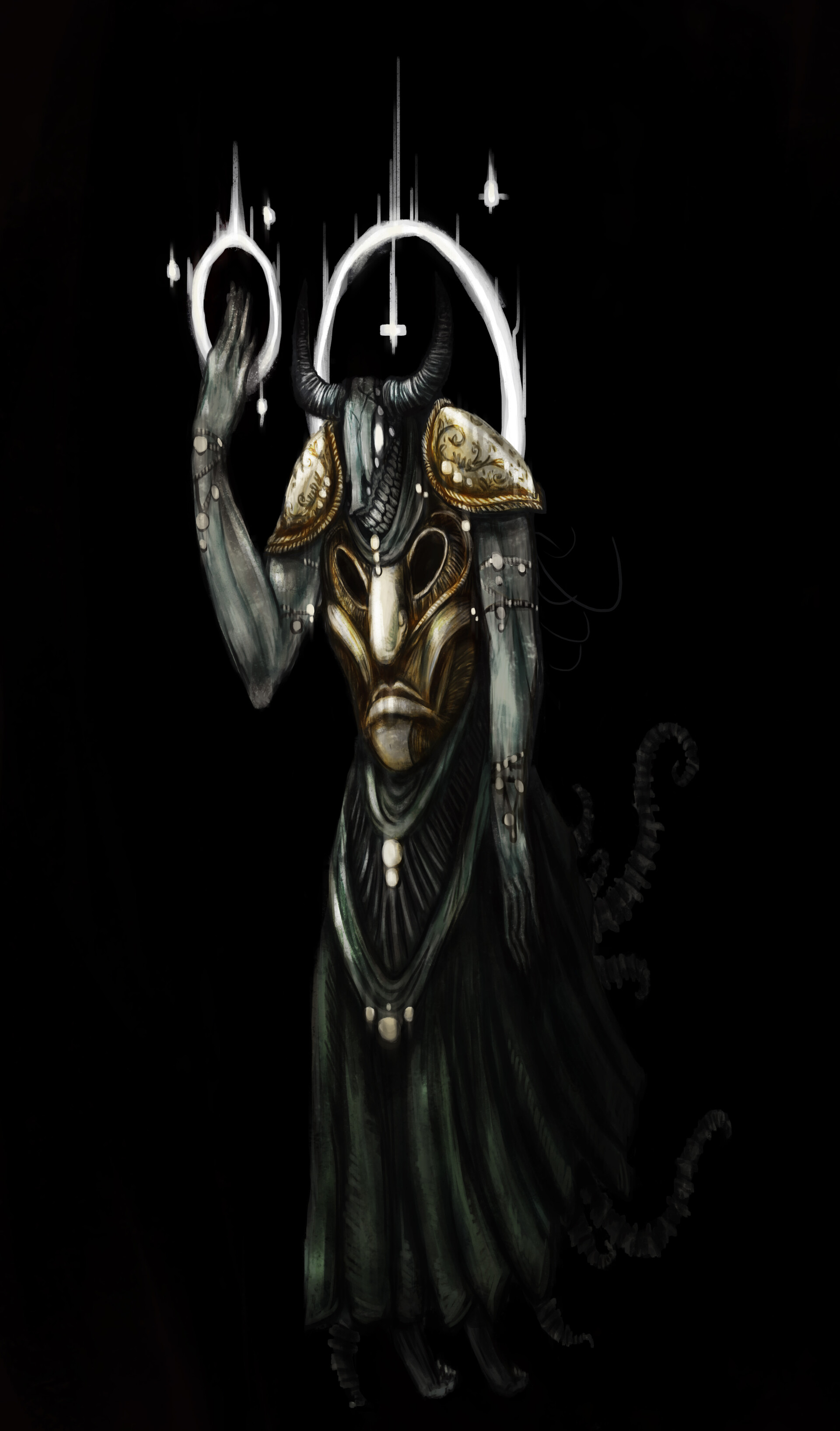 ArtStation - Demon Face