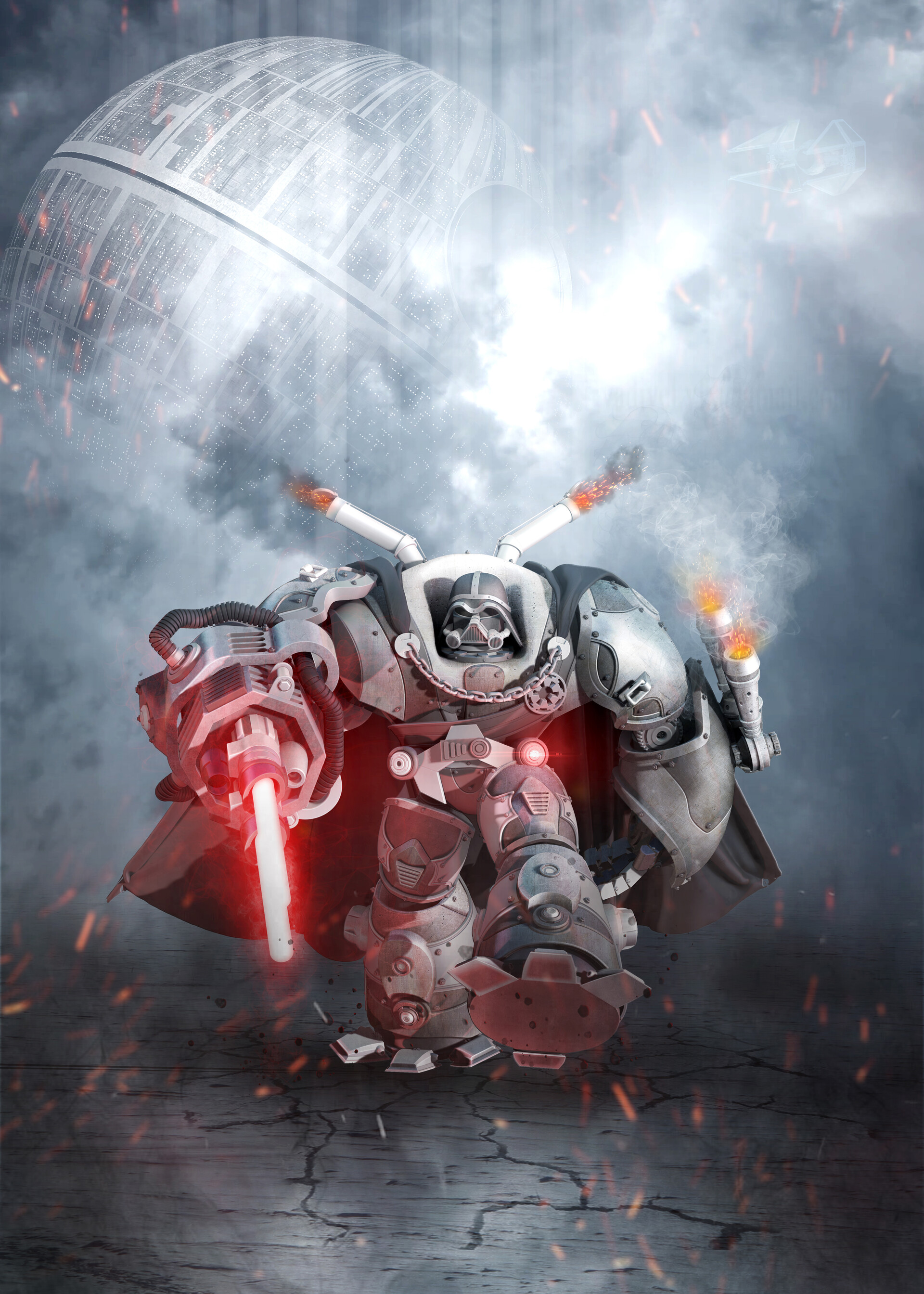 ArtStation - Robot Lord Vader