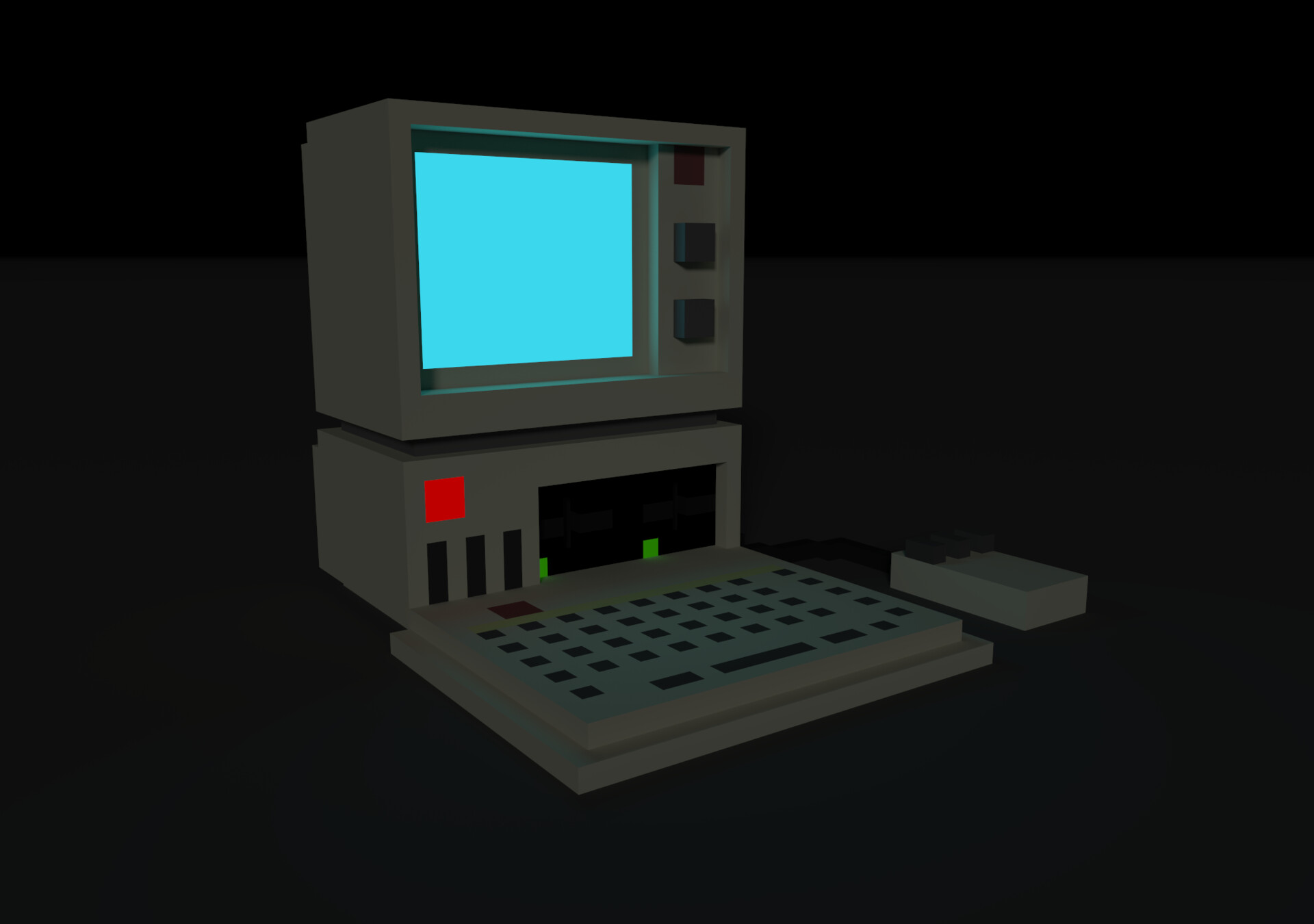 ArtStation - Retro PC voxel