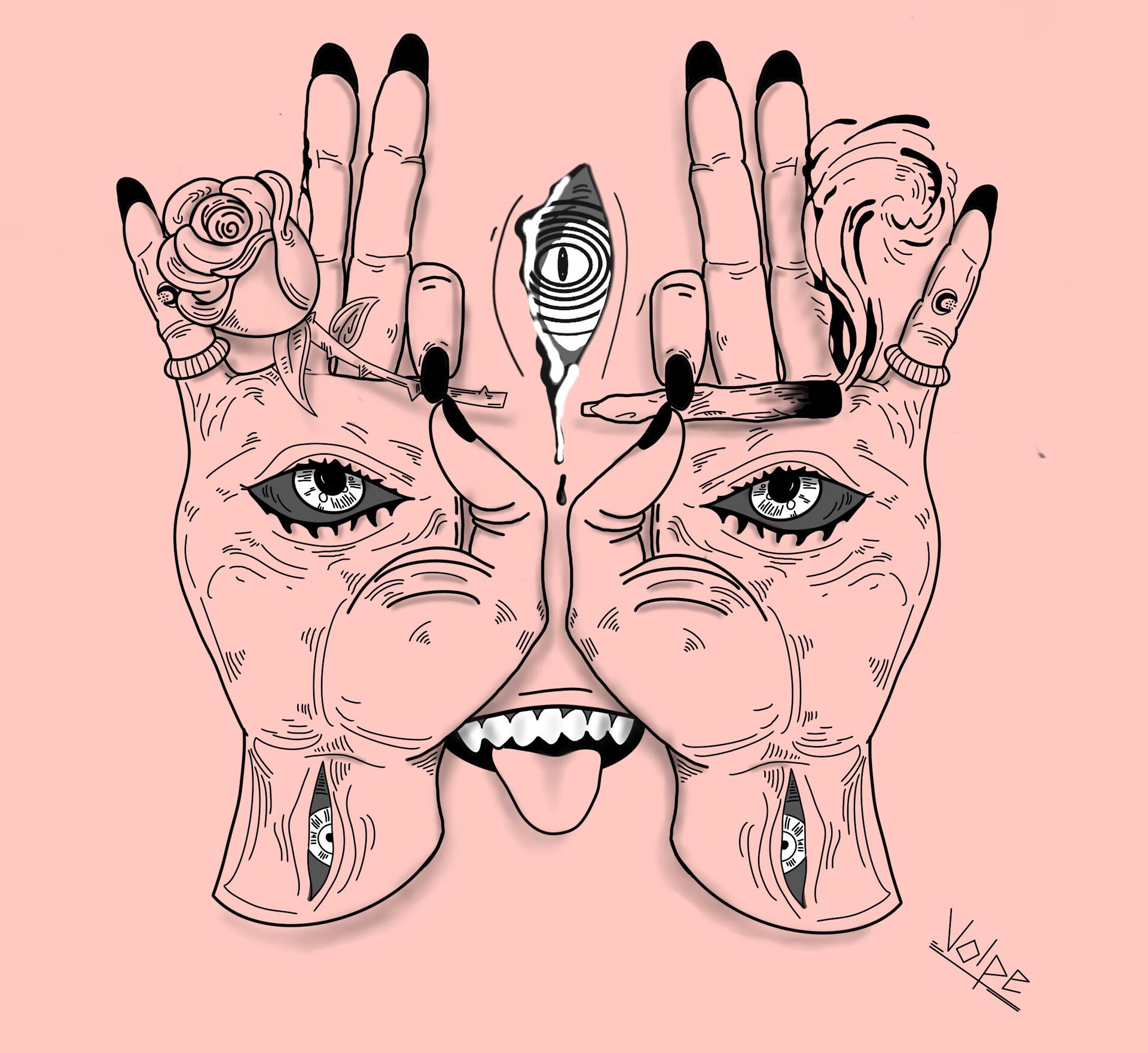 ArtStation - Psycho hands