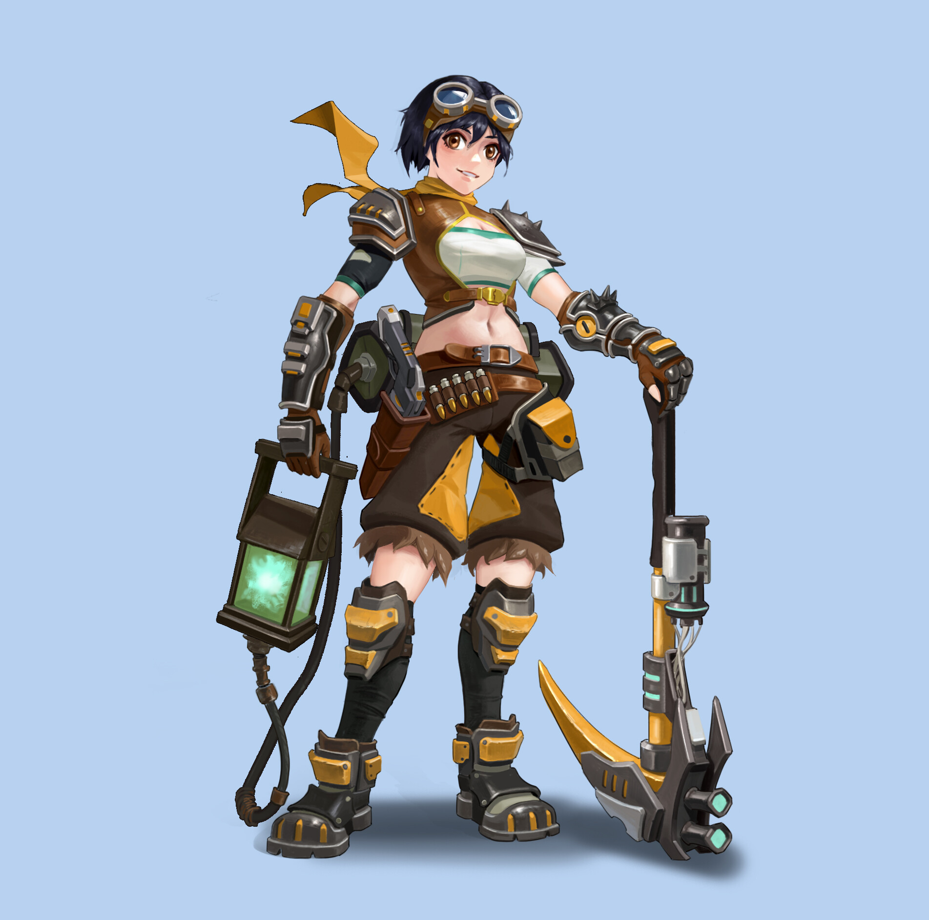 ArtStation - miner X adventurer character design