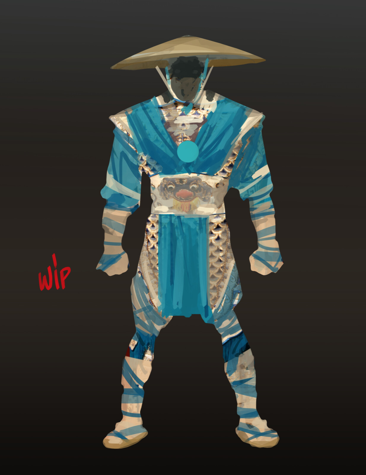 Igor-Alban Chevalier / THE BLACK FROG - MORTAL KOMBAT - Character design