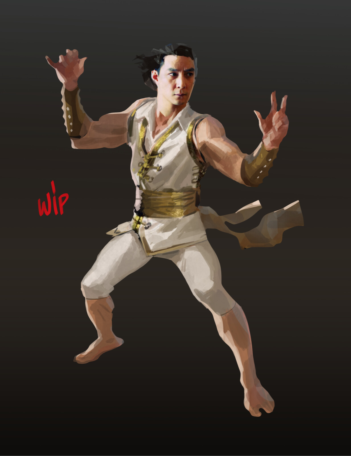 Igor-Alban Chevalier / THE BLACK FROG - MORTAL KOMBAT - Character design