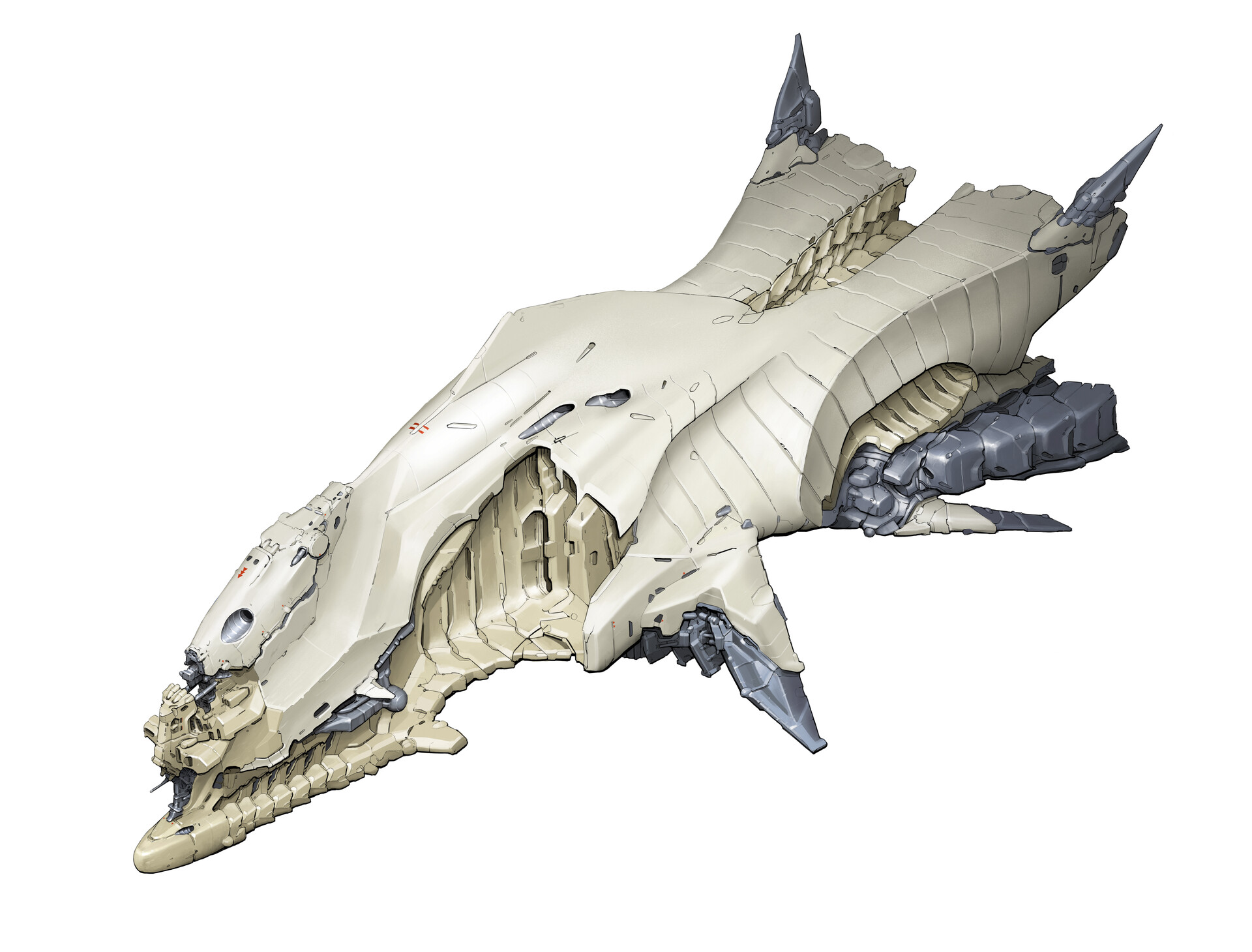 ArtStation - Practice Space Ship