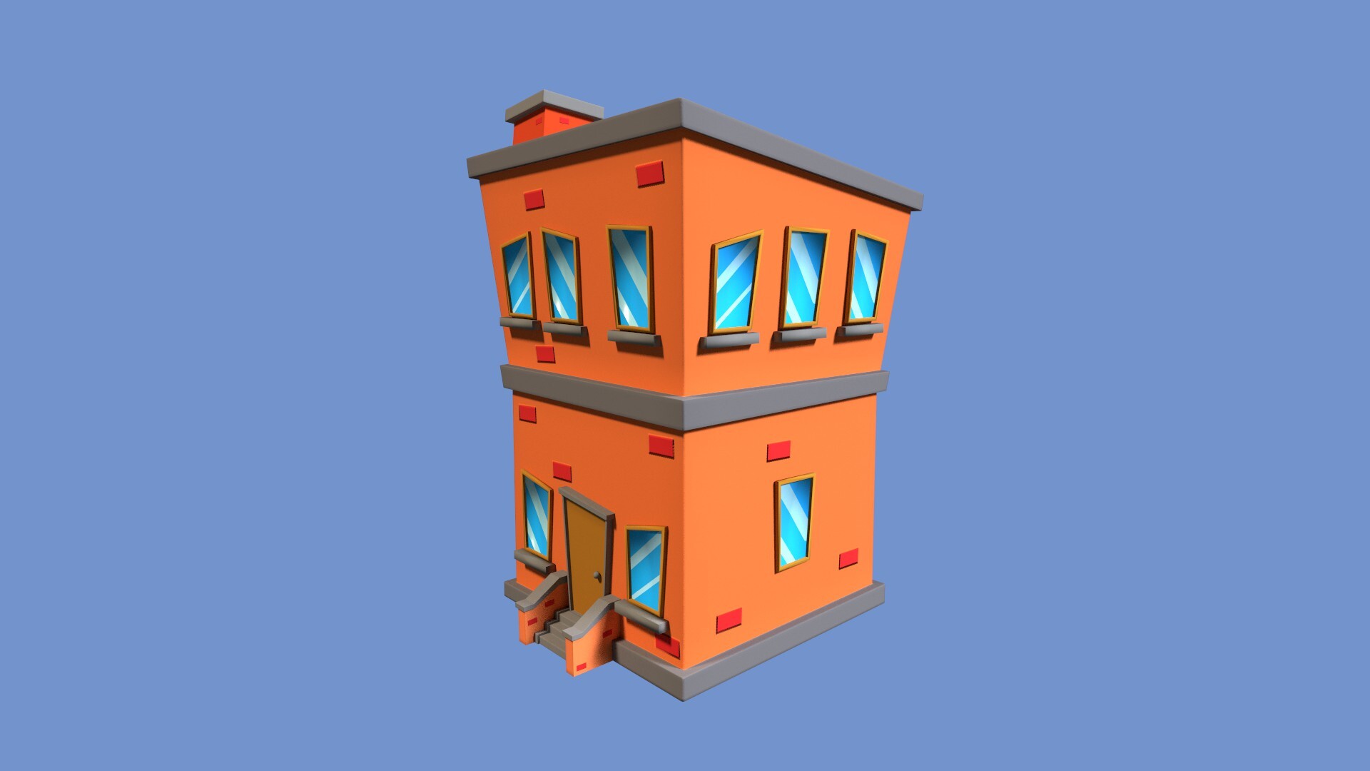 ArtStation - Stylized building for my game Clerck-Boy.