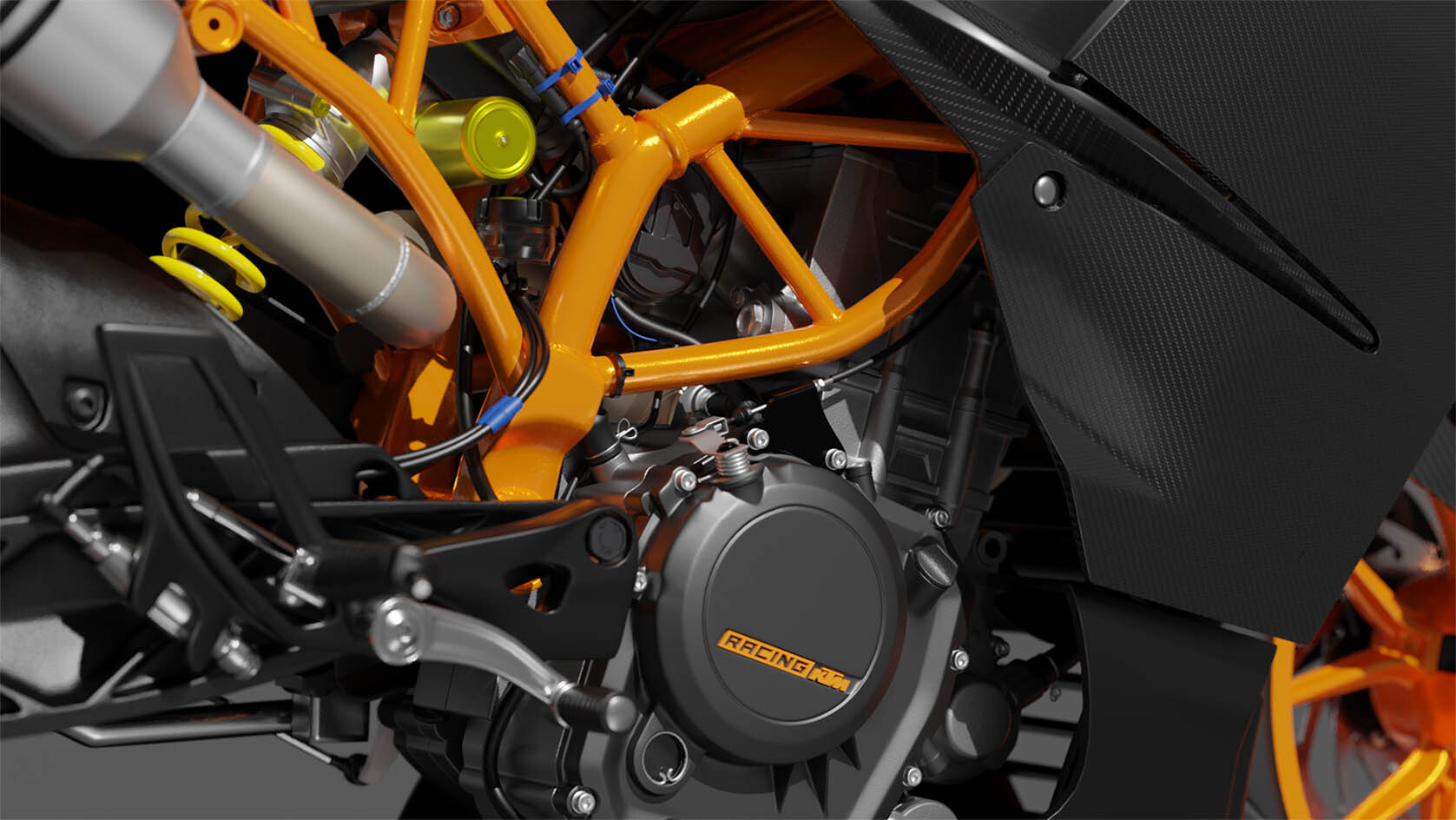 ArtStation - KTM RC390 Engine