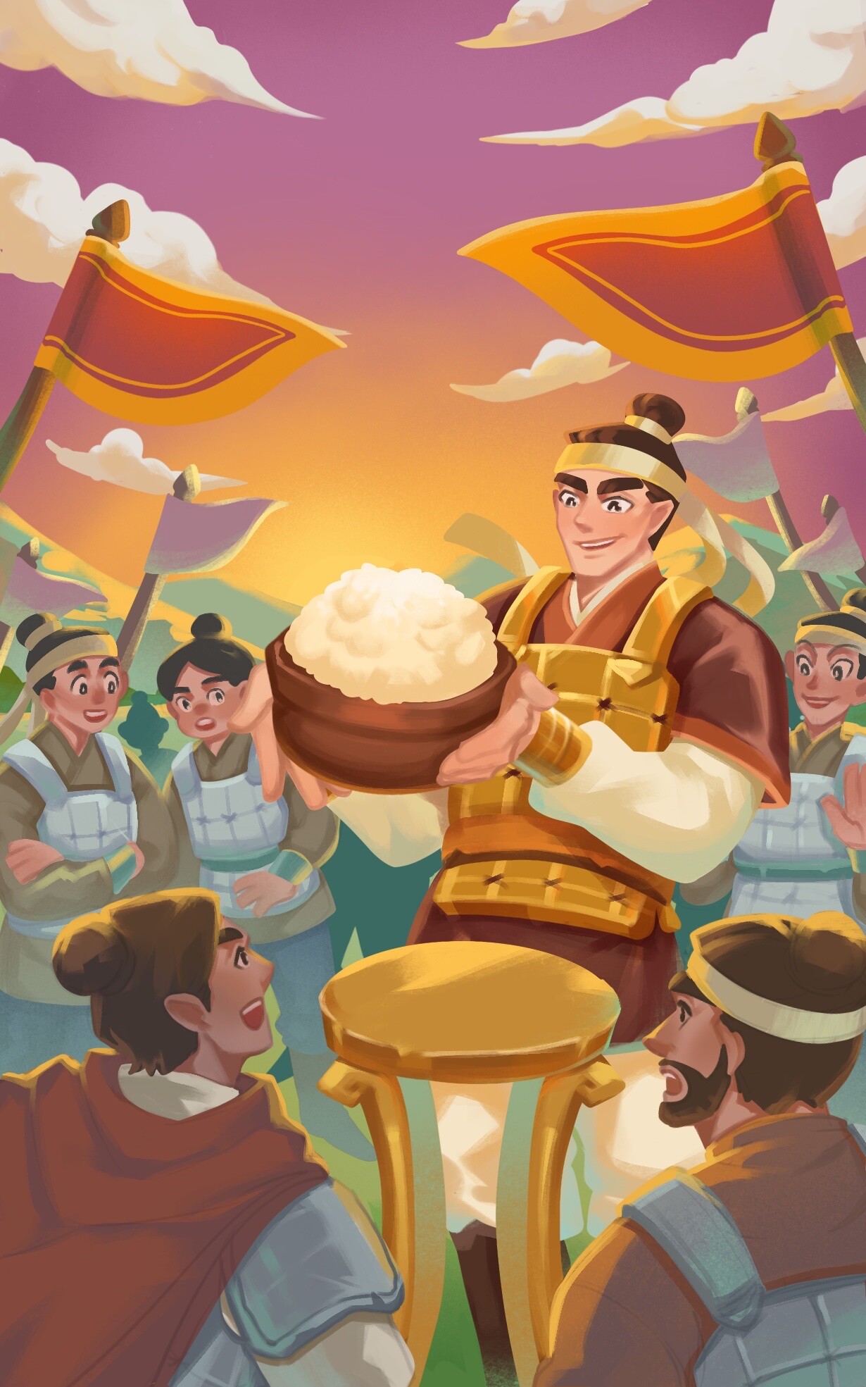 ArtStation - THACH SANH Book Cover Illustation