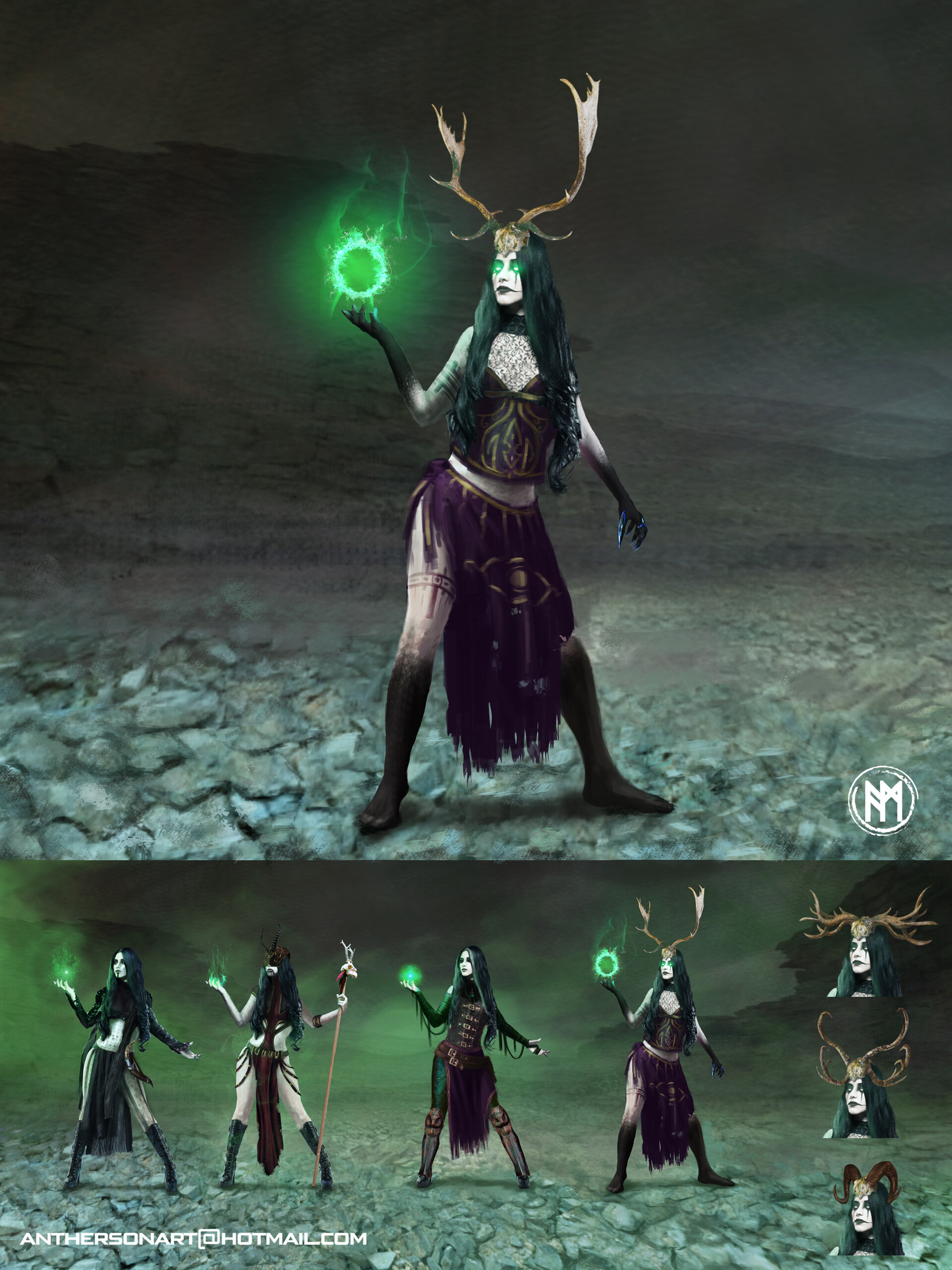 ArtStation - The Green Witcher Concept