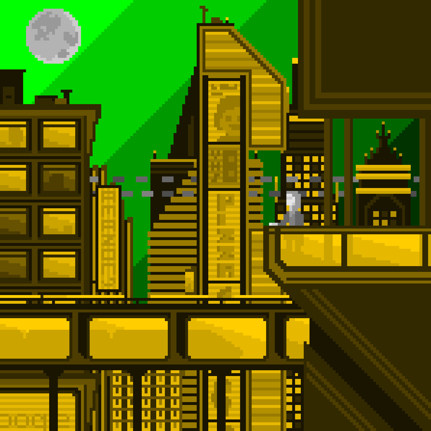 ArtStation - Yellow Cyber City