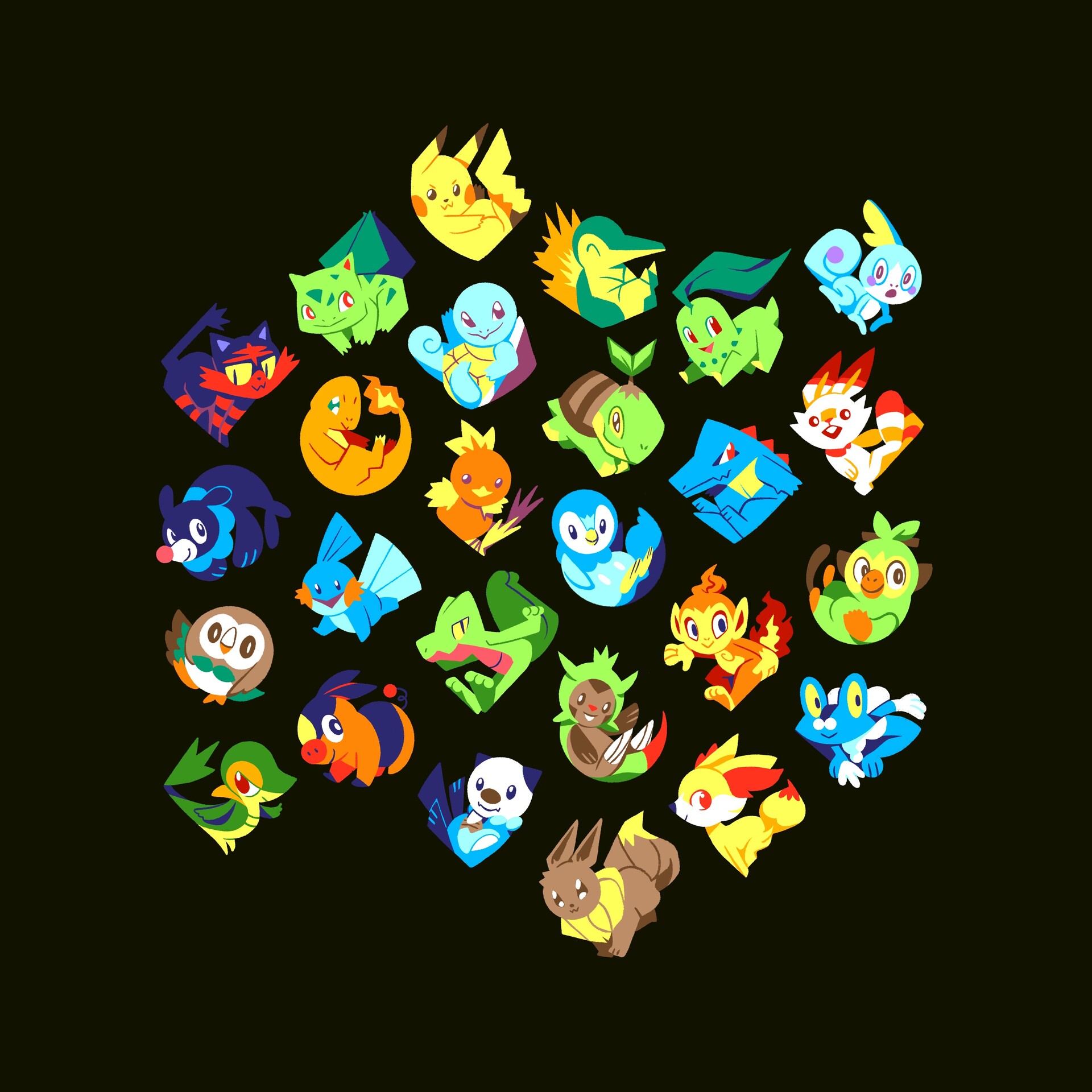 ArtStation - Pokémon Badge/Sticker design