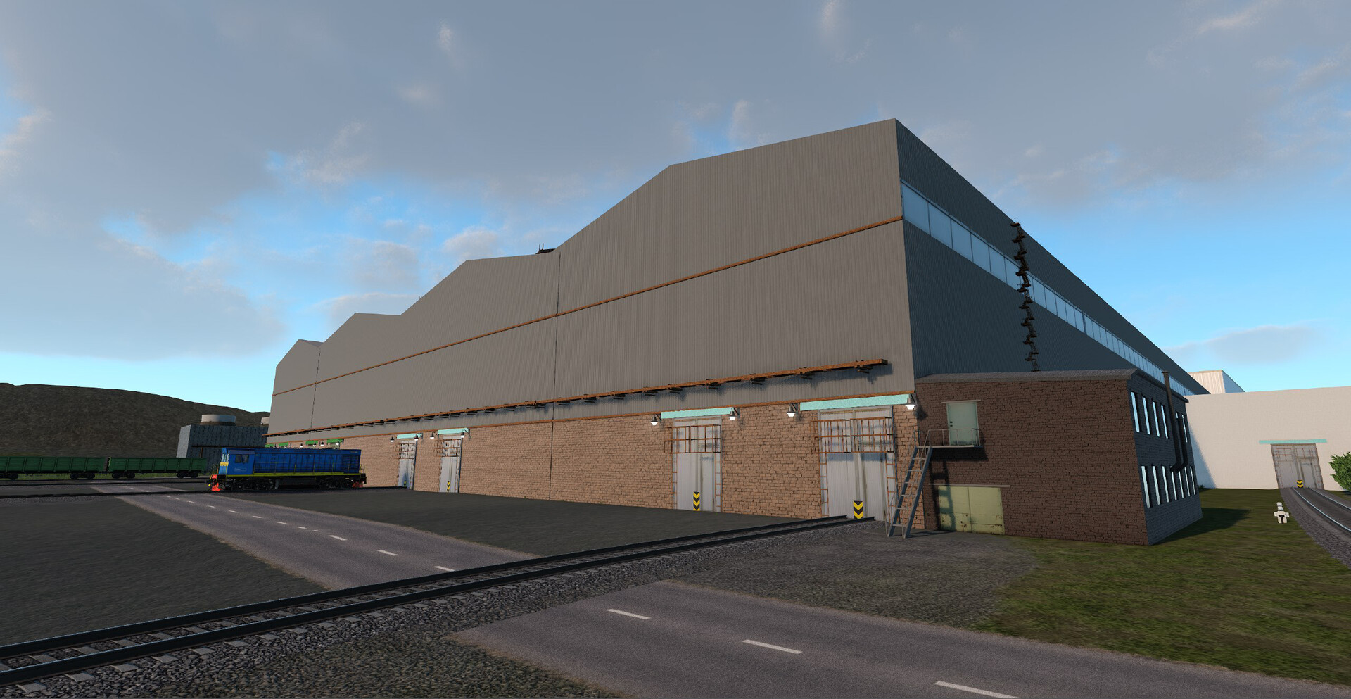 ArtStation - Depot station for train