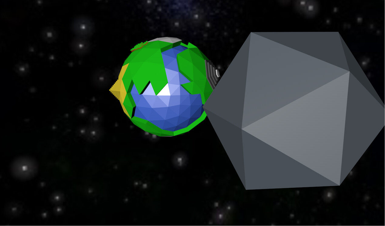 ArtStation - Low Poly Planet