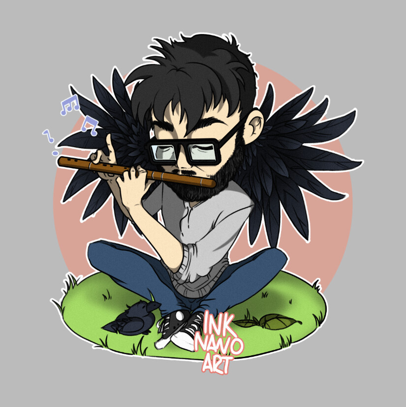 ArtStation - Commission Illustration Portrait Arth Crow