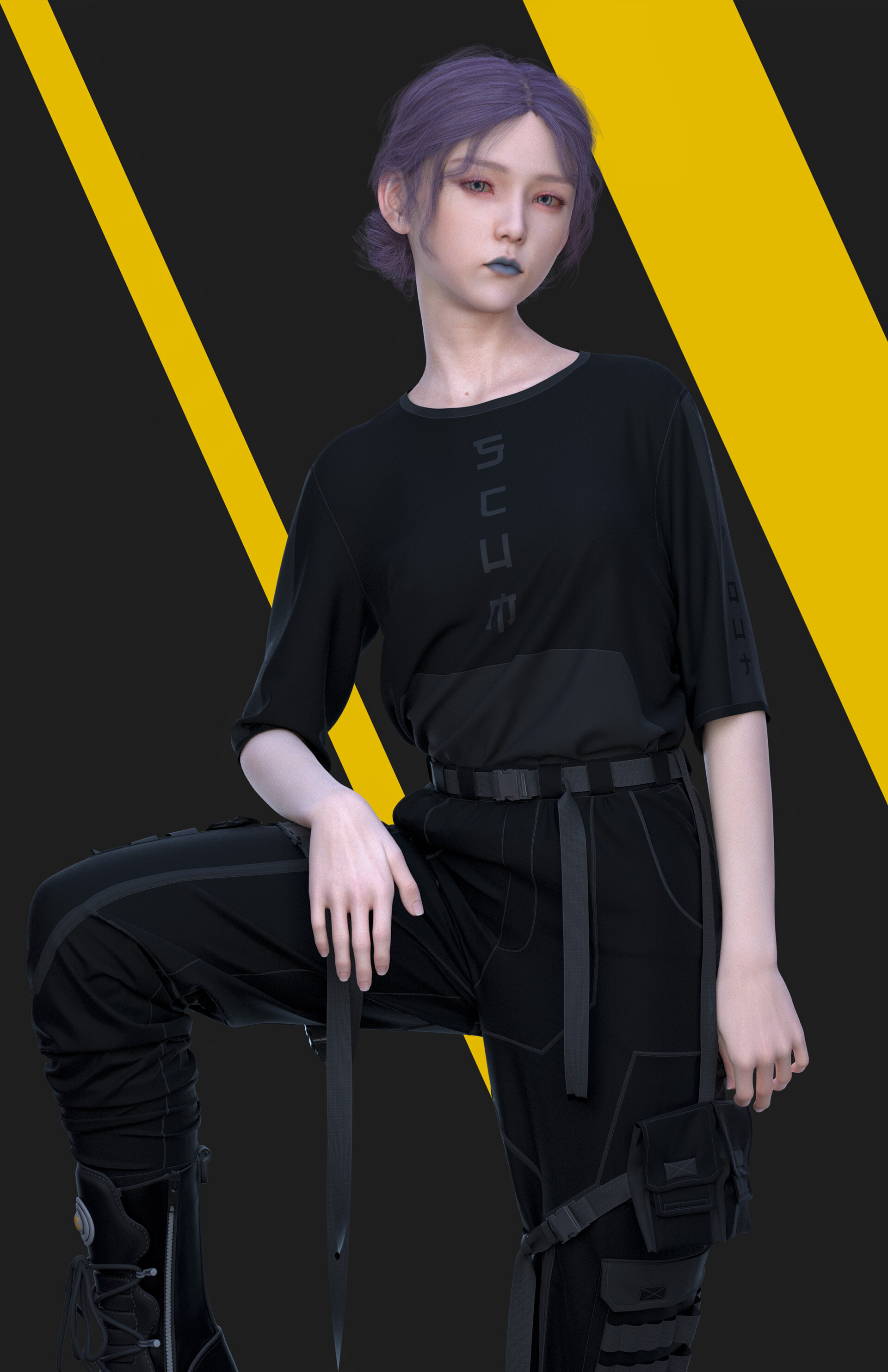 ArtStation - Techwear Outfit