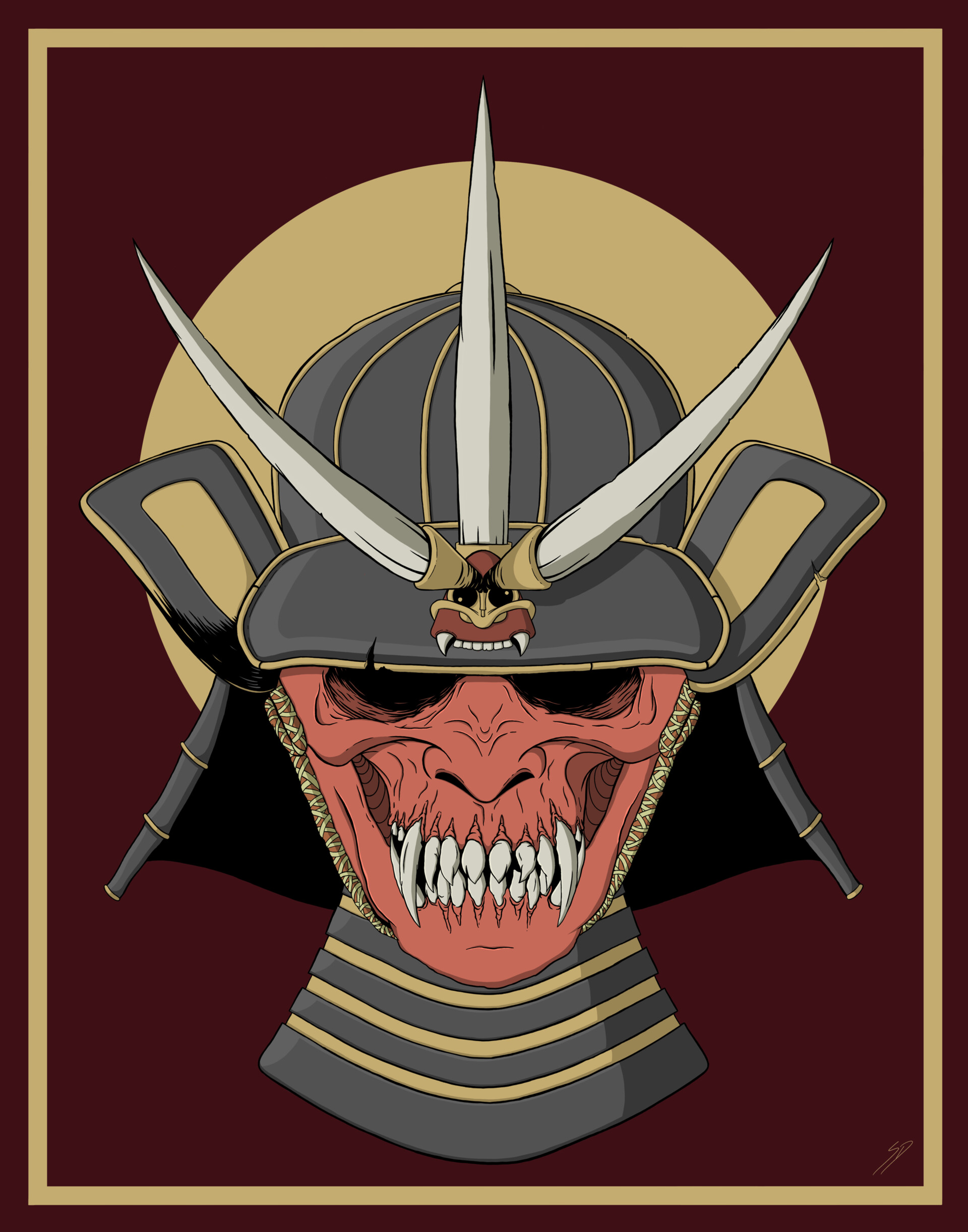 ArtStation - Samurai Death Mask